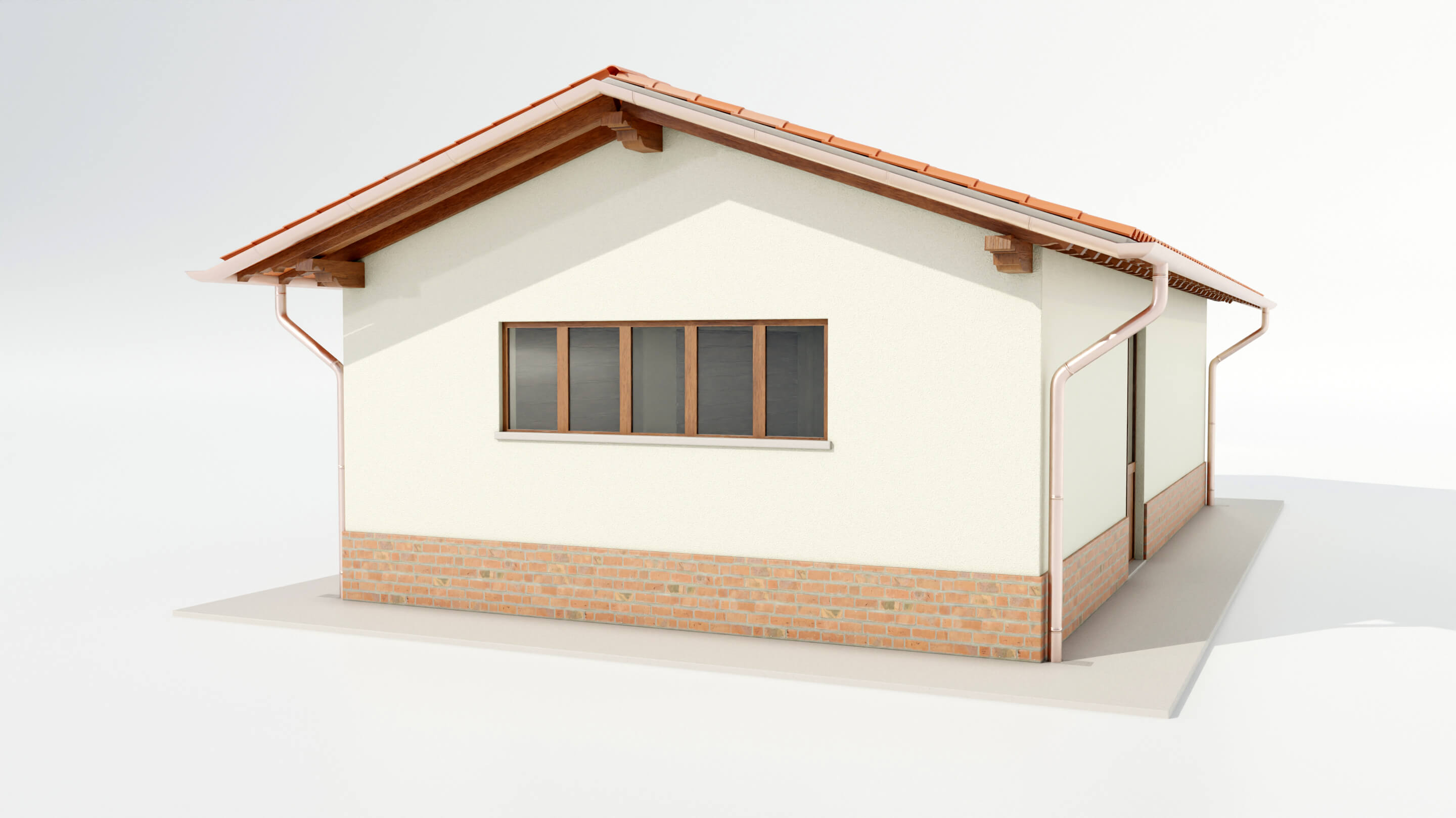 Italian Farm Building - Garage 3 3D Model by 3Dmae