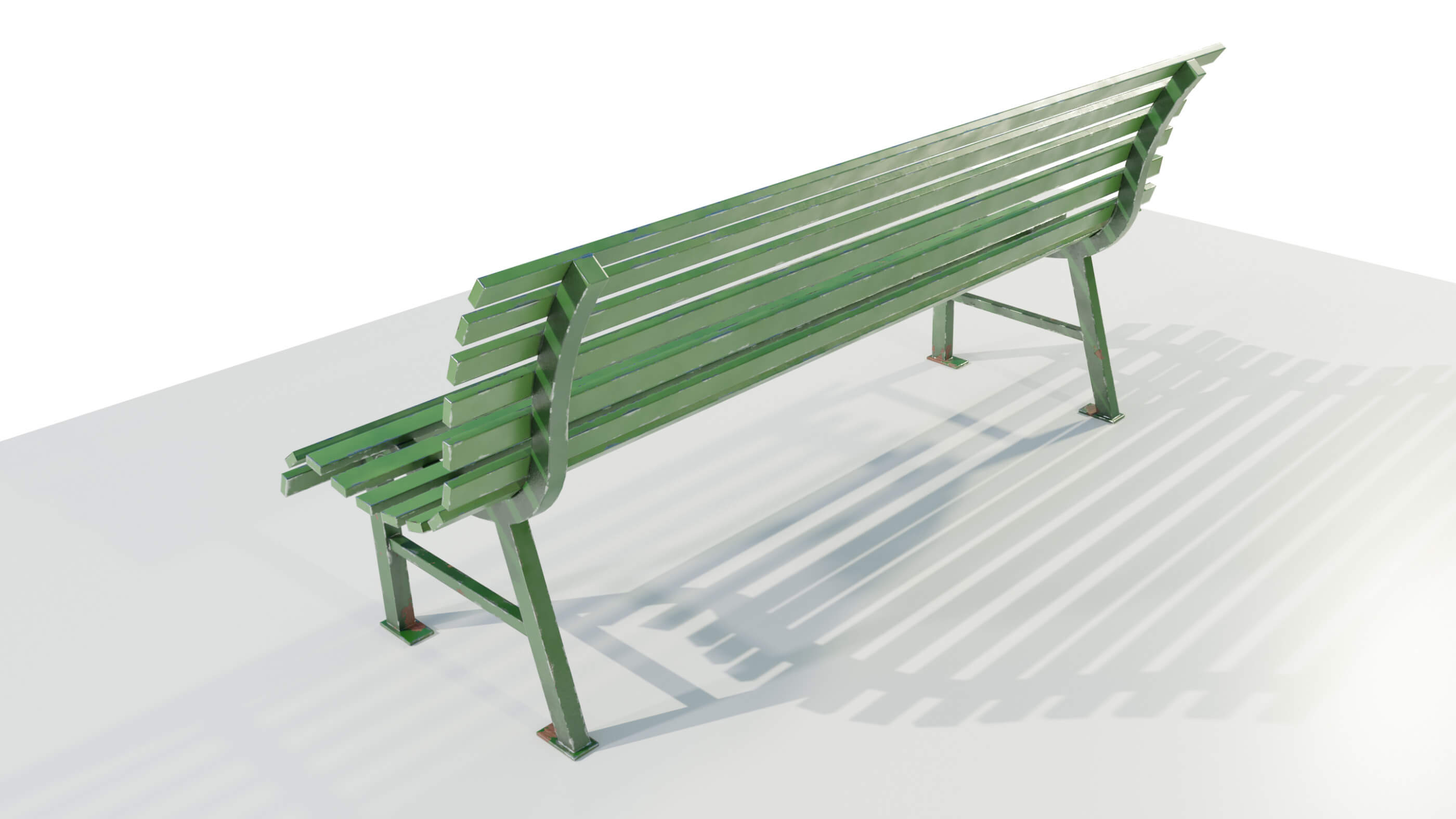Metal Bench - 3D Model by 3Dmae