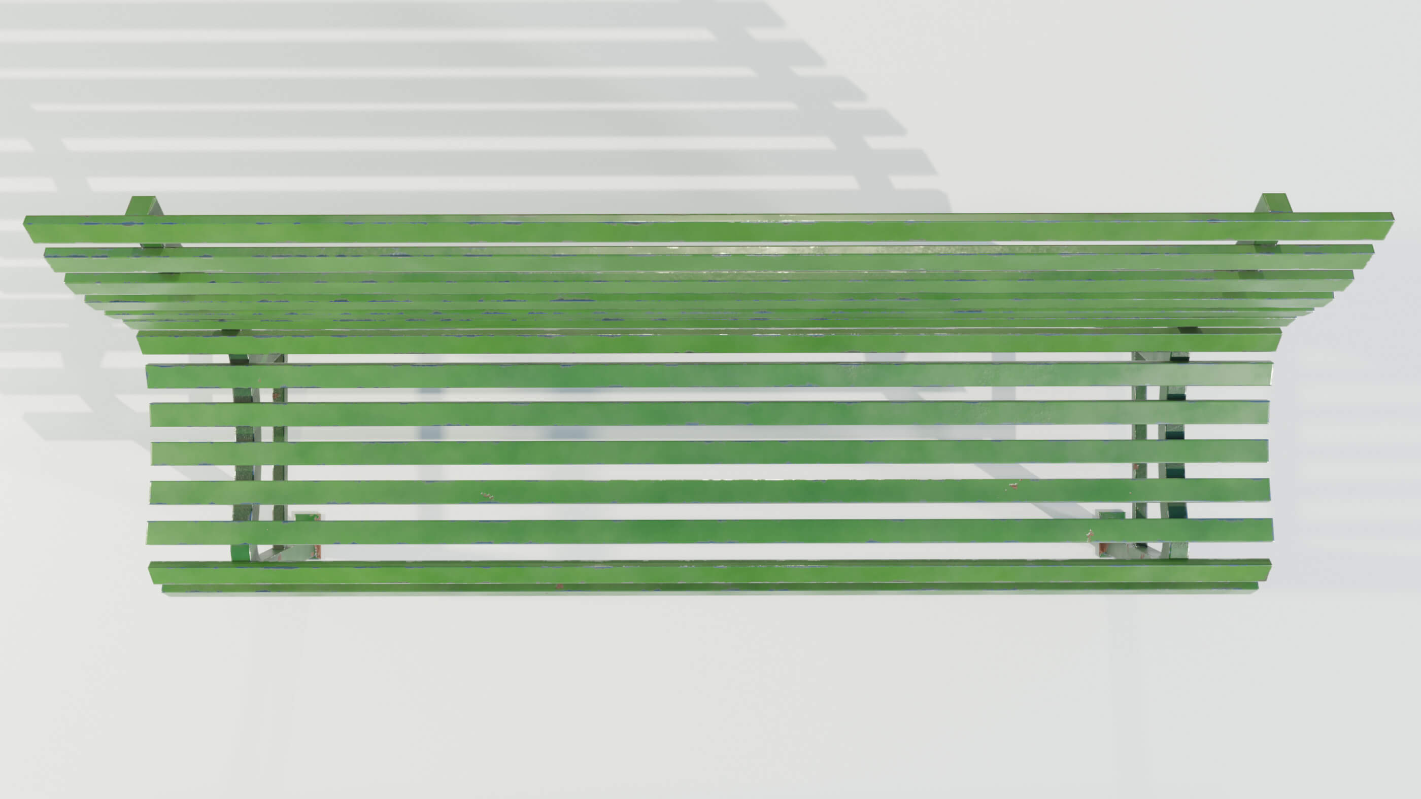 Metal Bench - 3D Model by 3Dmae