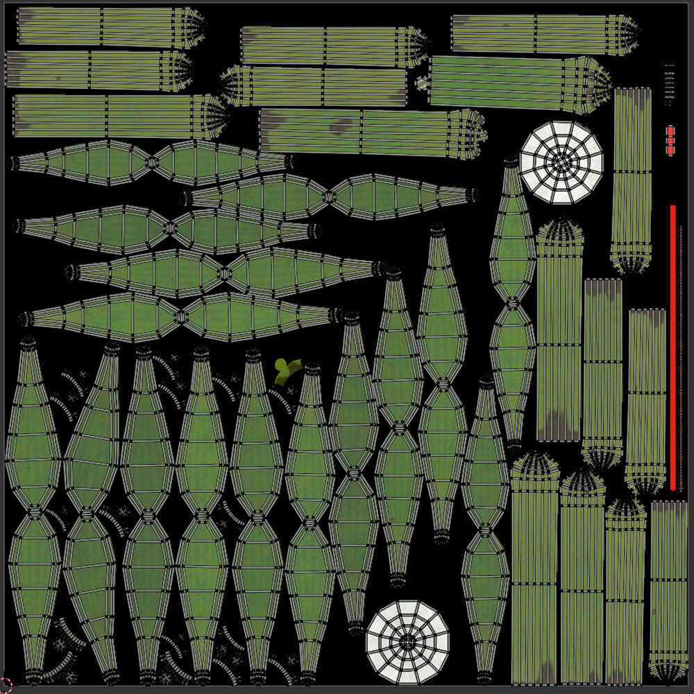 Mistletoe Bunch - 3D Model by 3Dmae