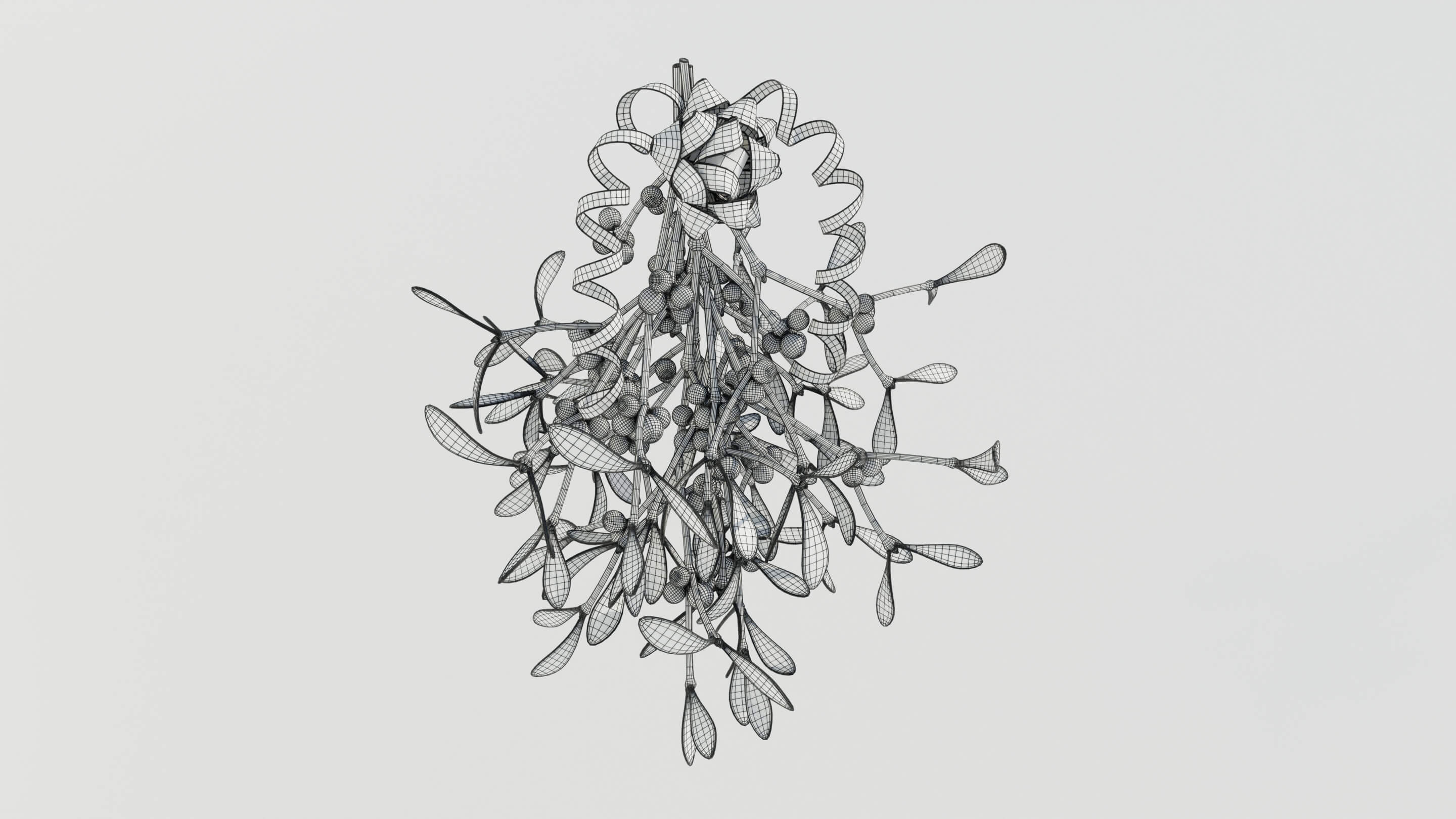 Mistletoe Bunch - 3D Model by 3Dmae