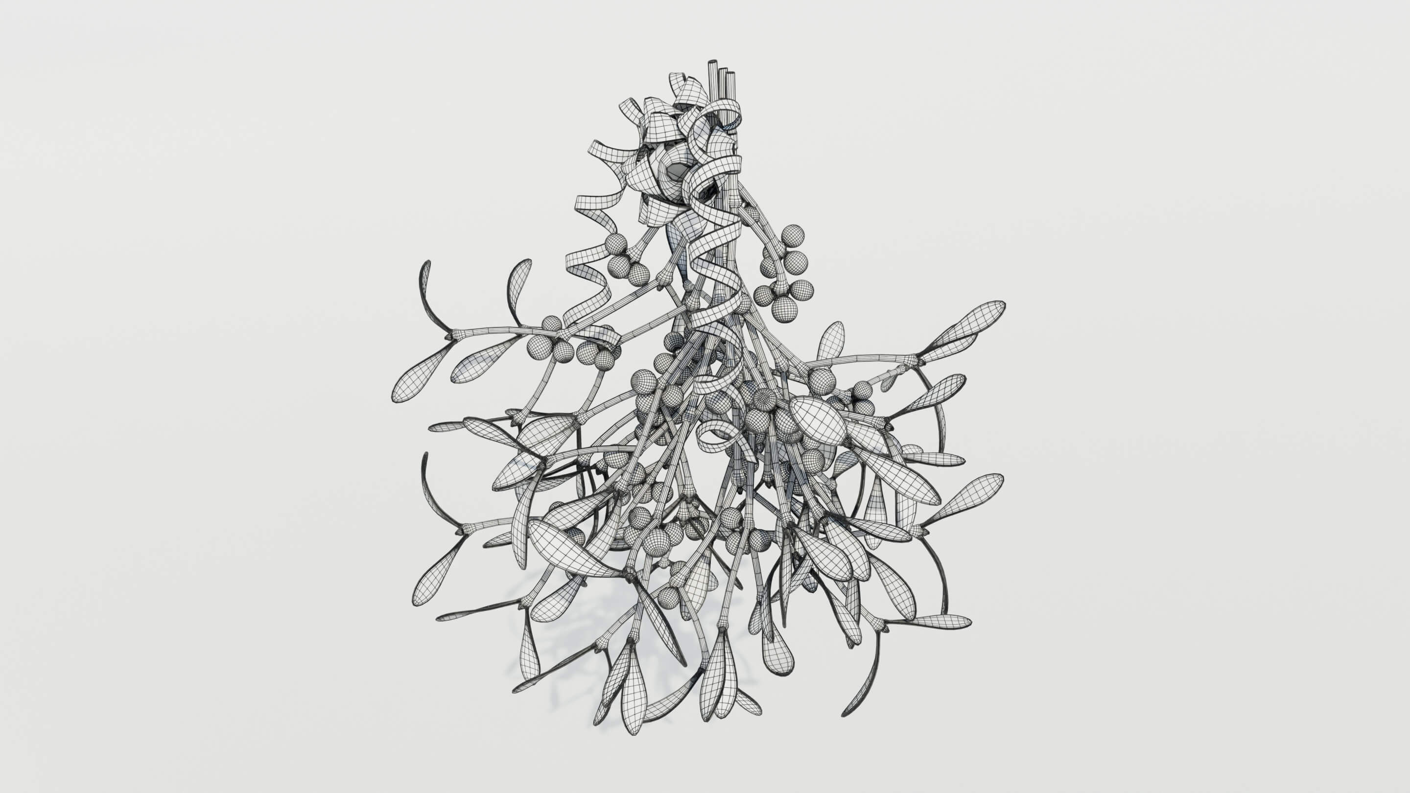 Mistletoe Bunch - 3D Model by 3Dmae