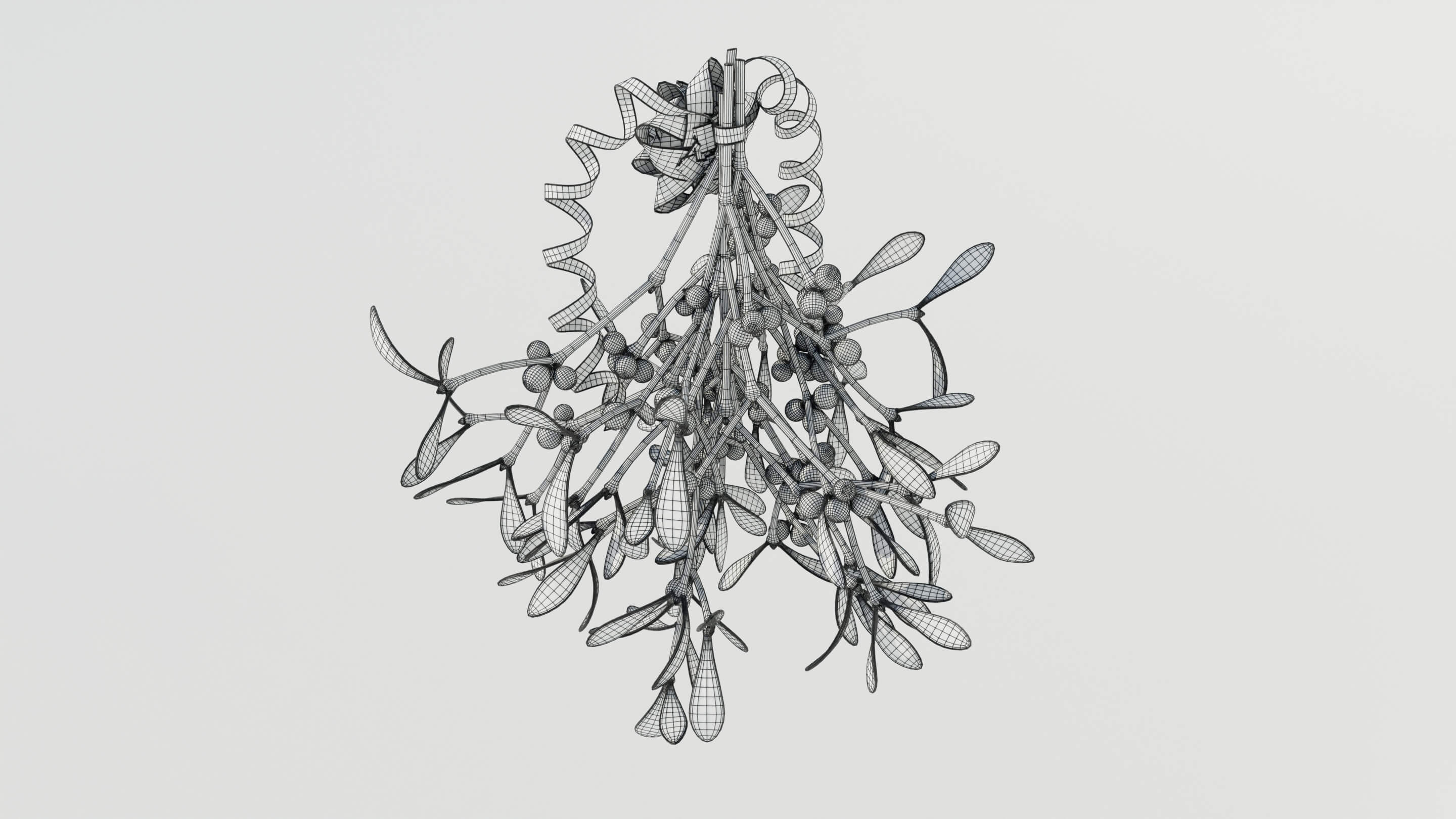 Mistletoe Bunch - 3D Model by 3Dmae
