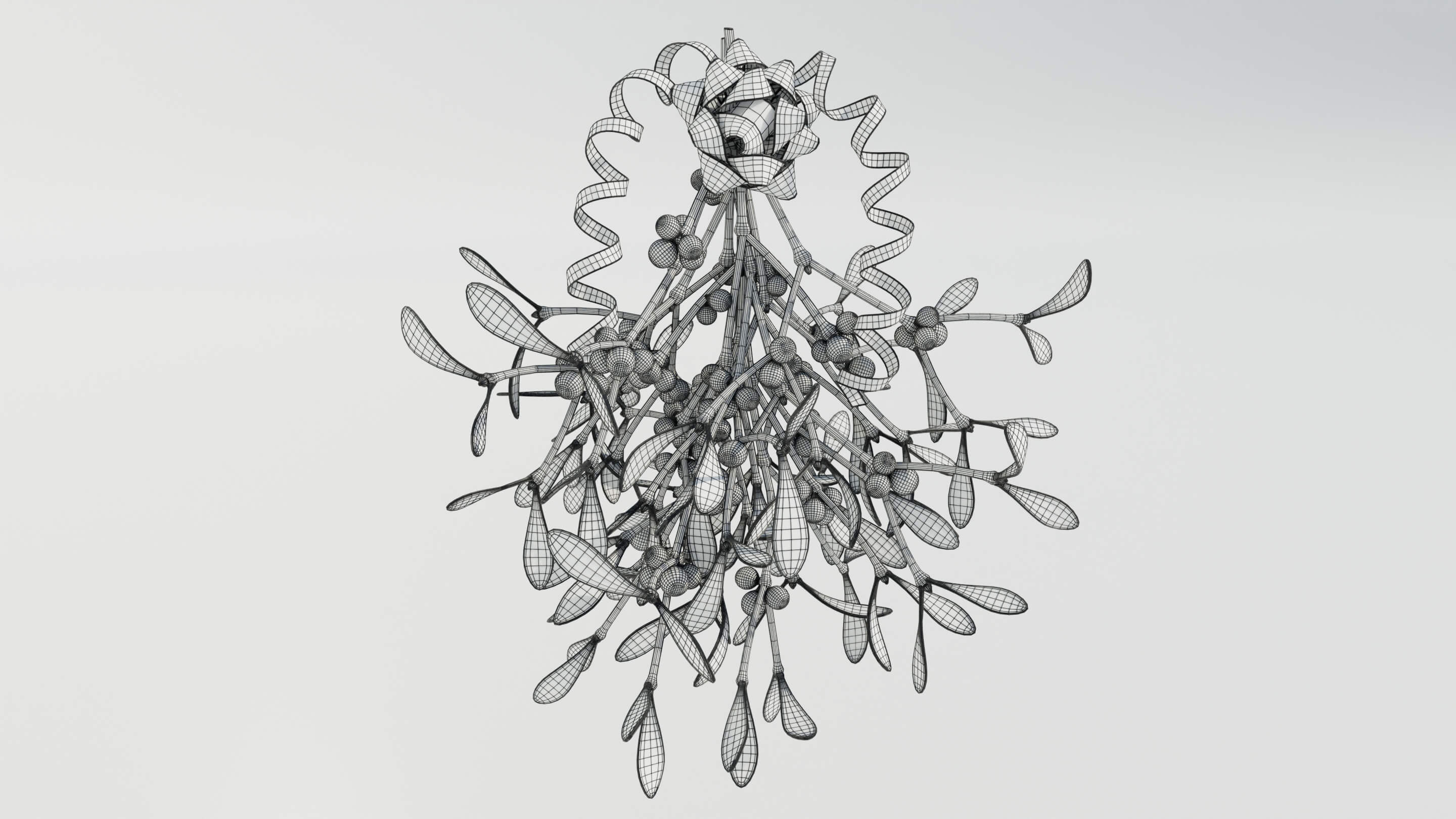 Mistletoe Bunch - 3D Model by 3Dmae
