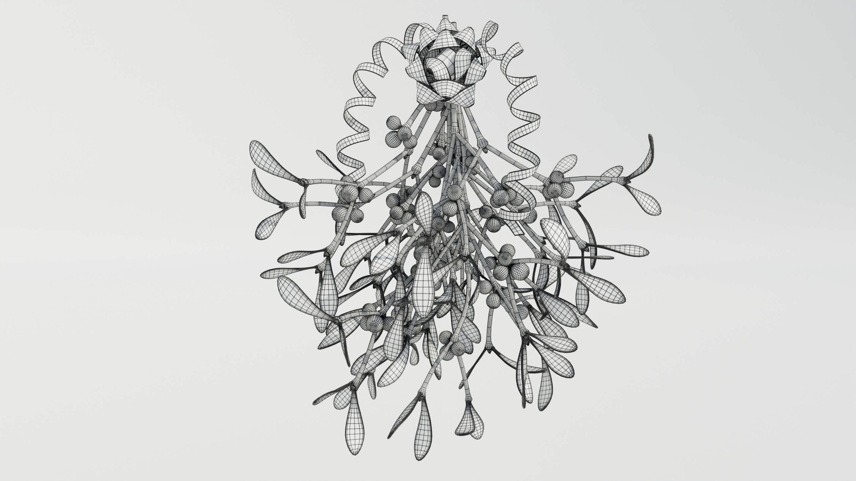 Mistletoe Bunch - 3D Model by 3Dmae