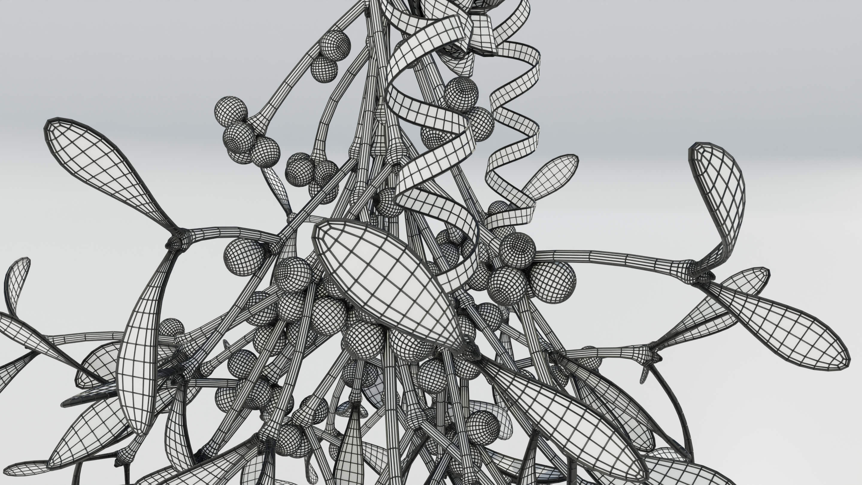 Mistletoe Bunch - 3D Model by 3Dmae