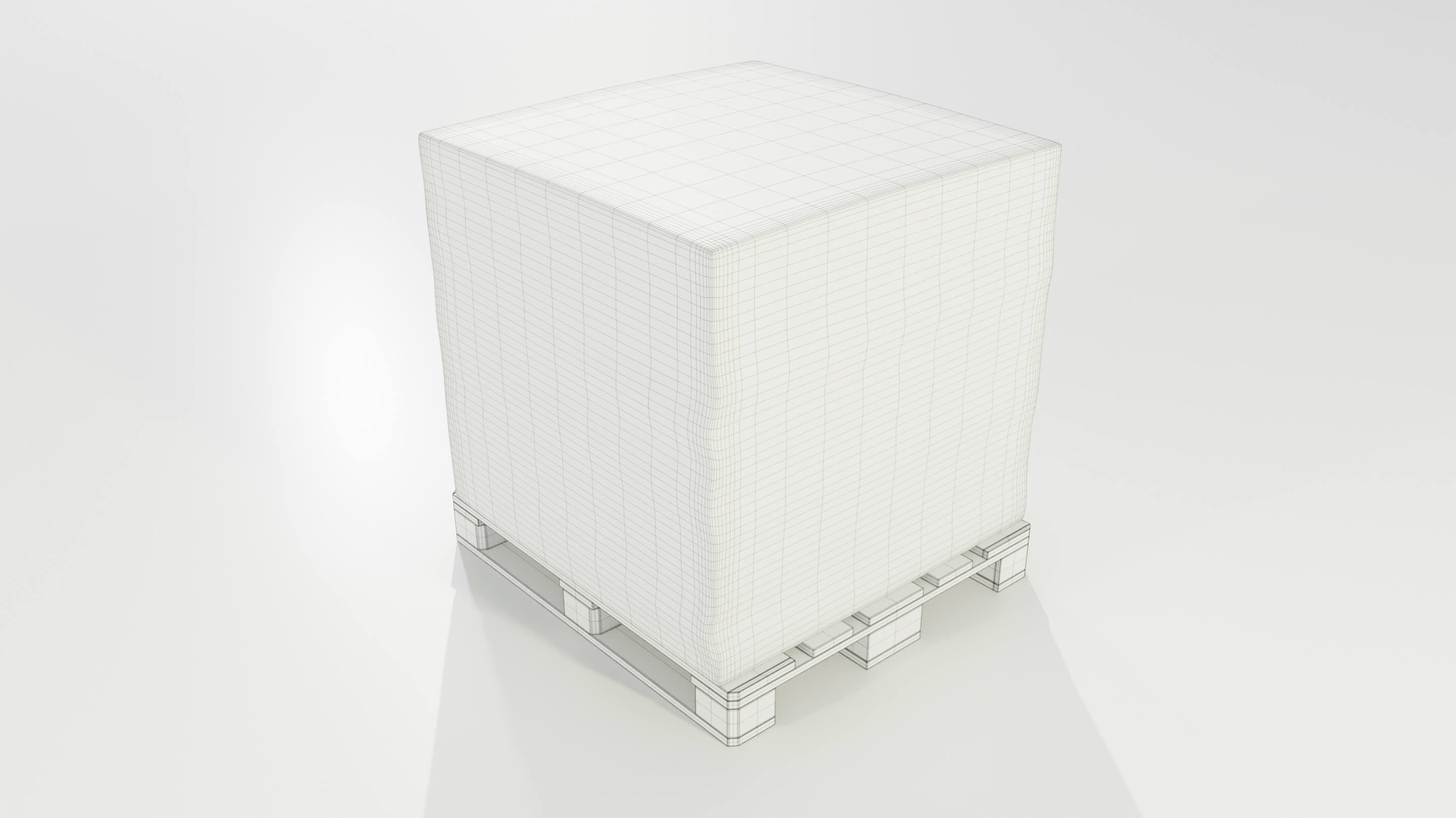 Pallet With Roof Shingles - 3D Model by 3Dmae