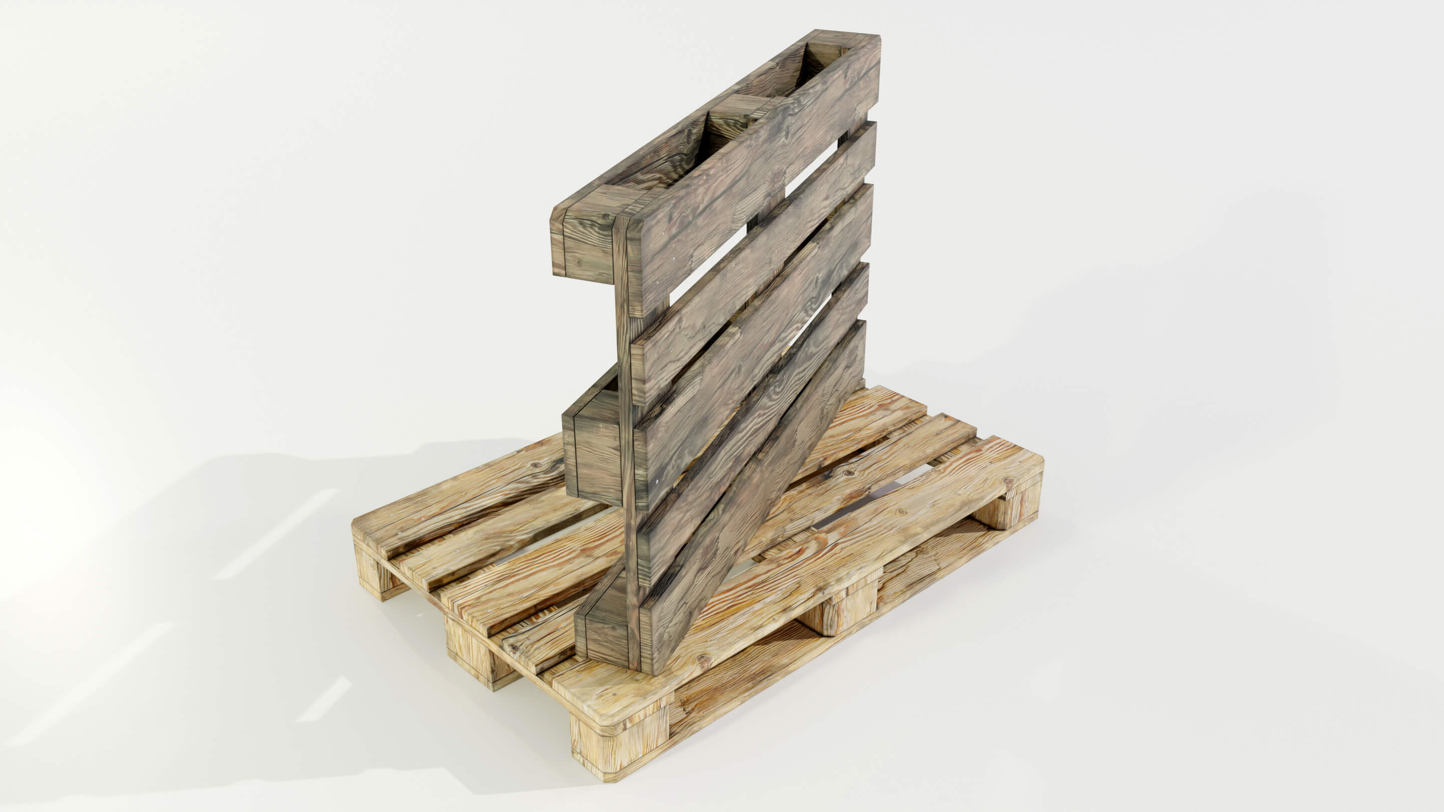 Wooden Pallets - 3D Model by 3Dmae
