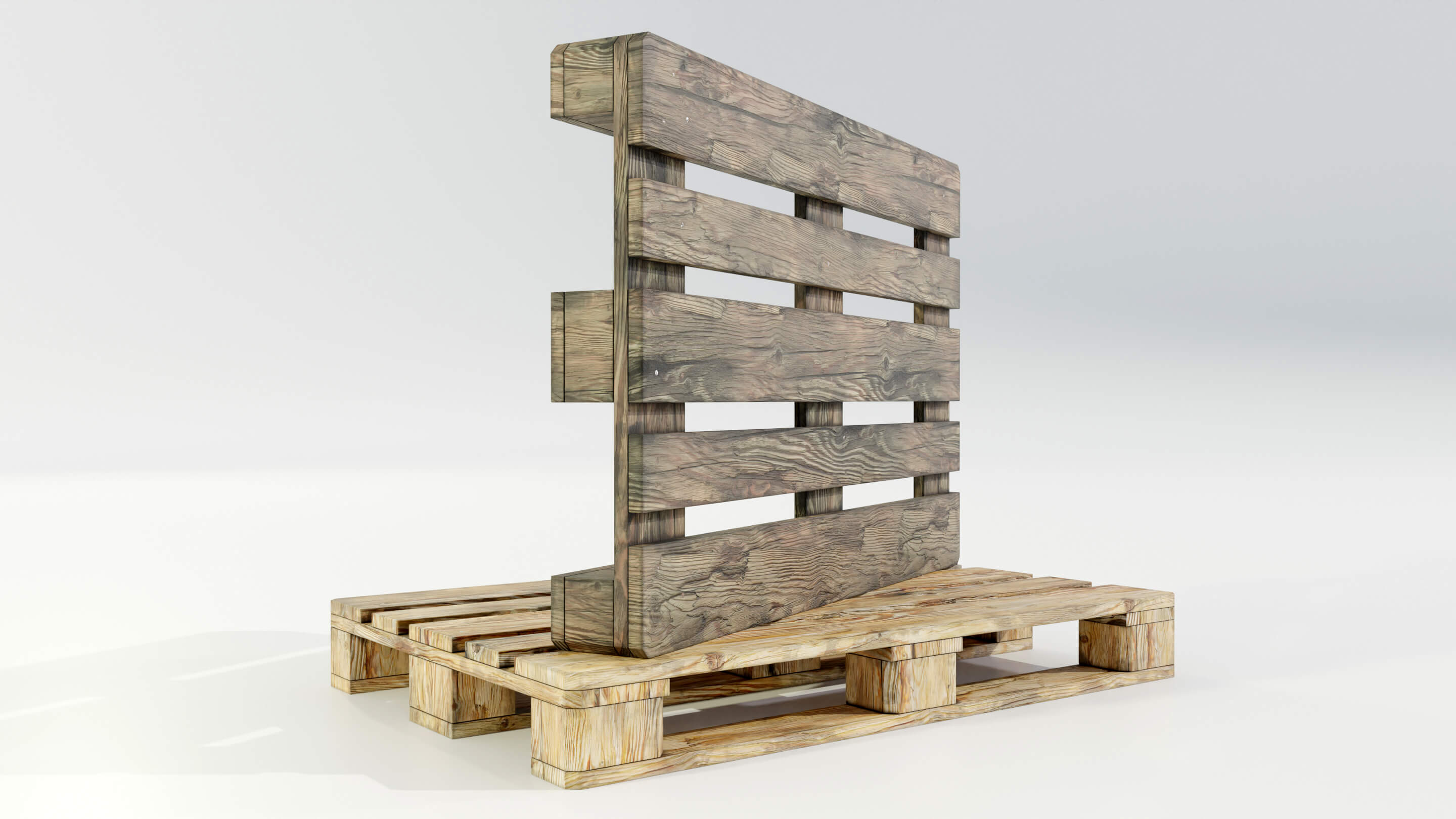 Wooden Pallets - 3D Model by 3Dmae