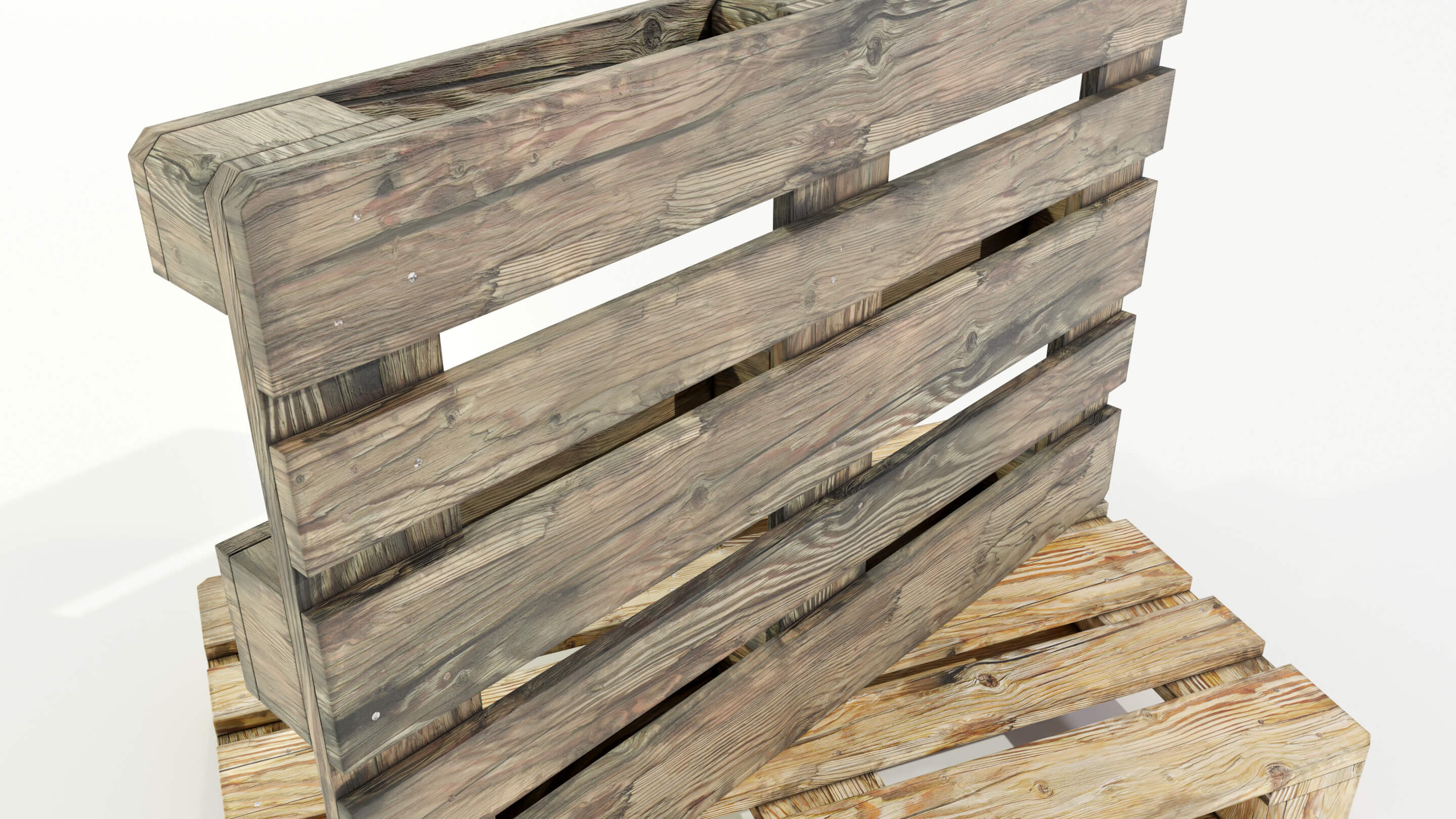 Wooden Pallets - 3D Model by 3Dmae