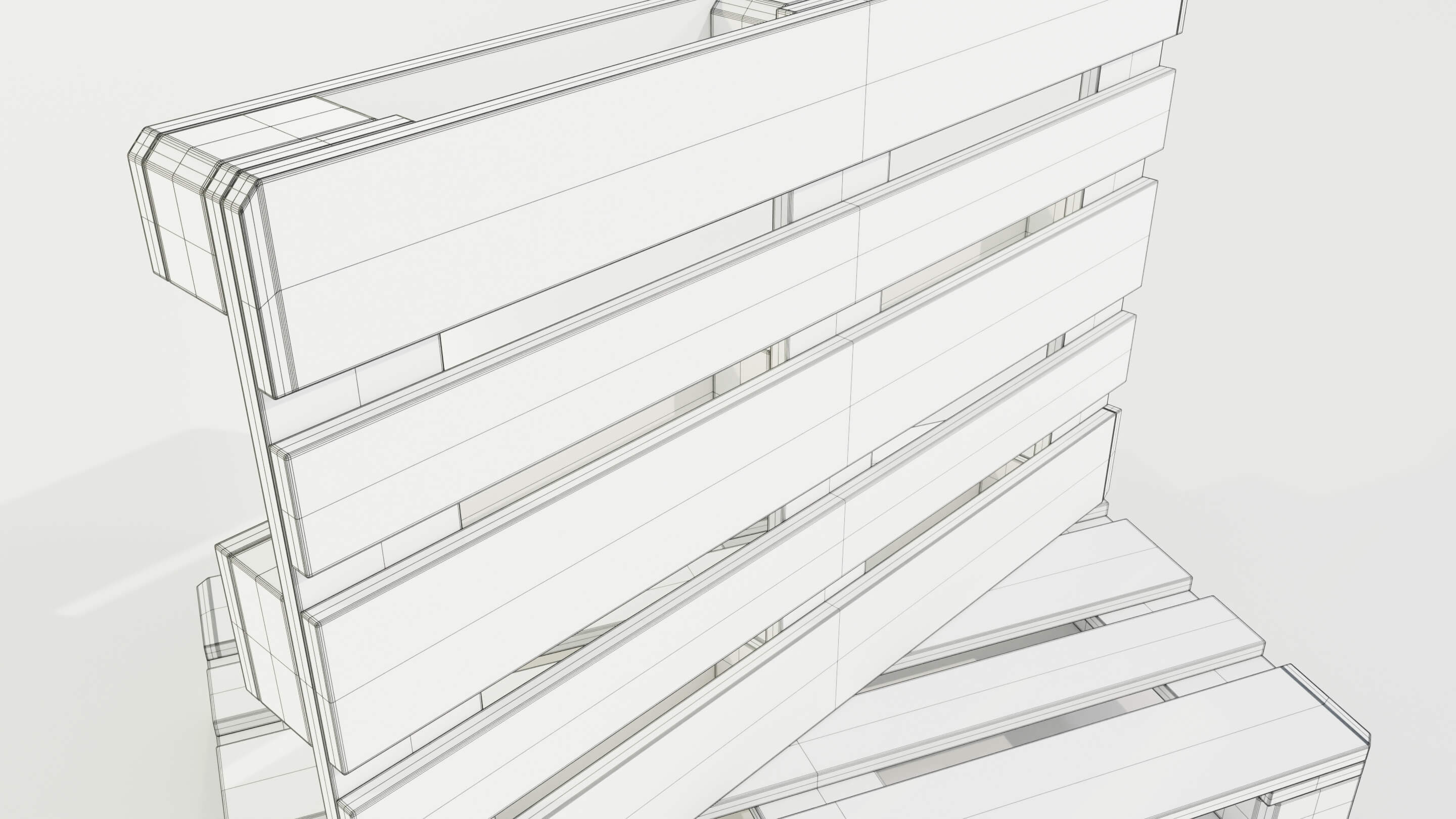 Wooden Pallets - 3D Model by 3Dmae