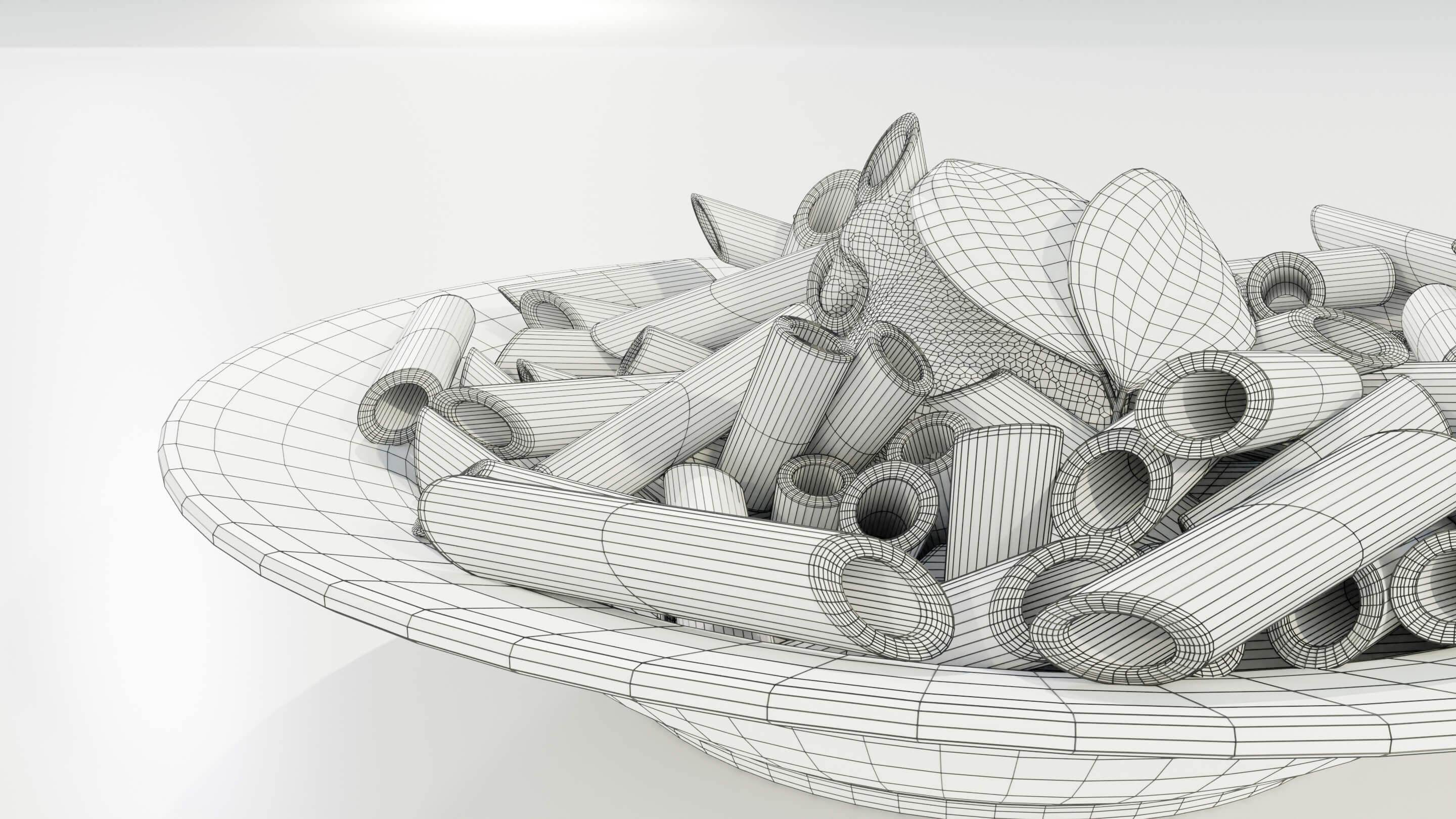 Pasta With Bolognese Sauce - 3D Model by 3Dmae