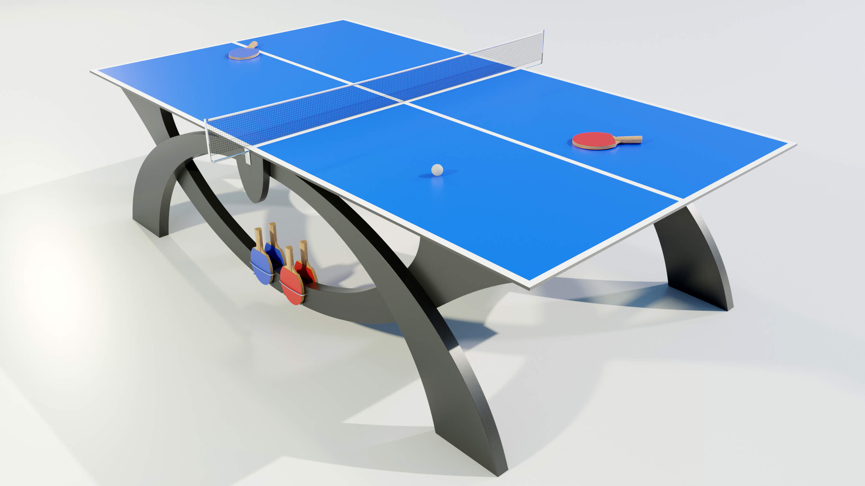 Ping Pong Table - 3D Model by 3Dmae