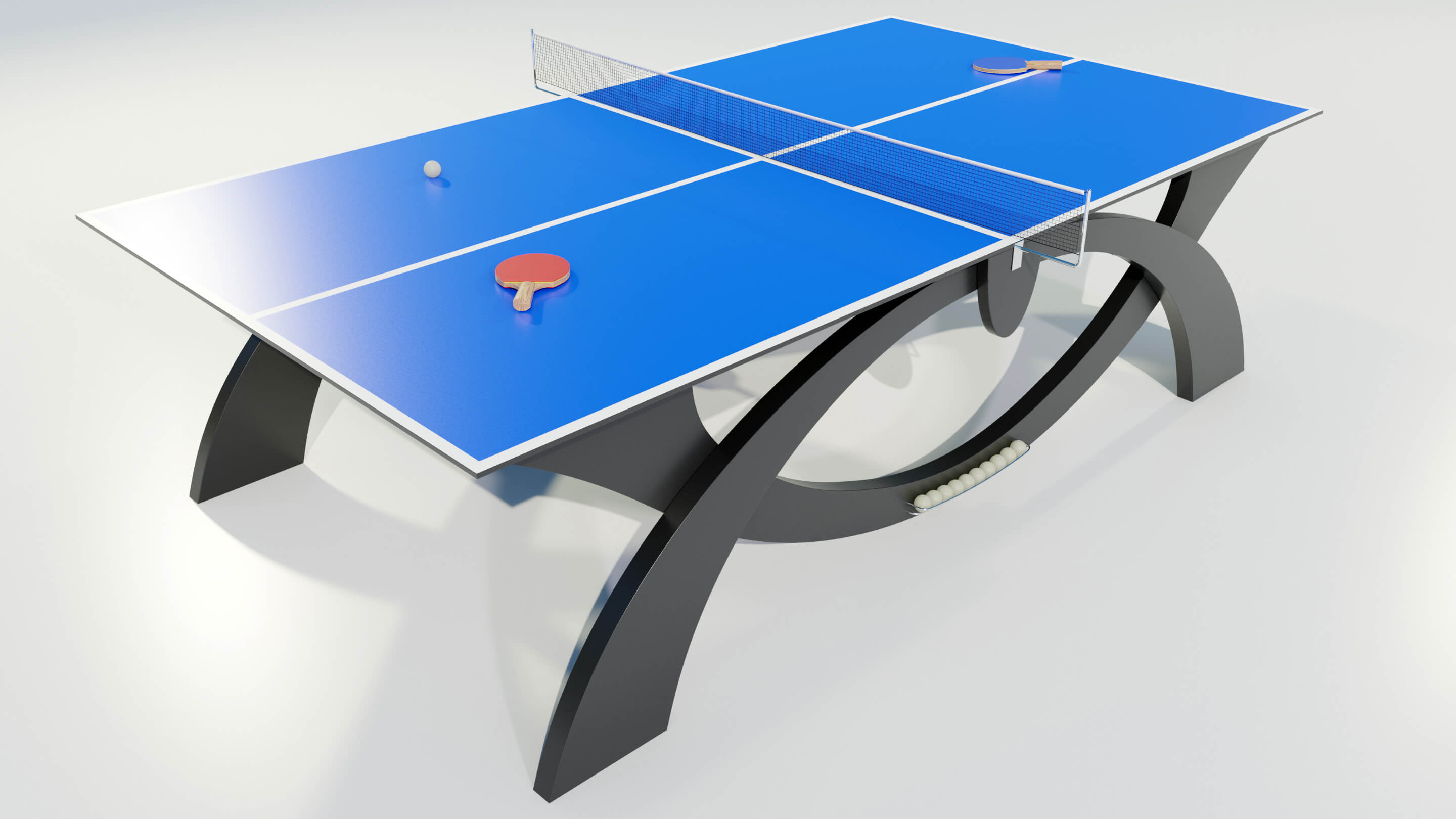 Ping Pong Table - 3D Model by 3Dmae