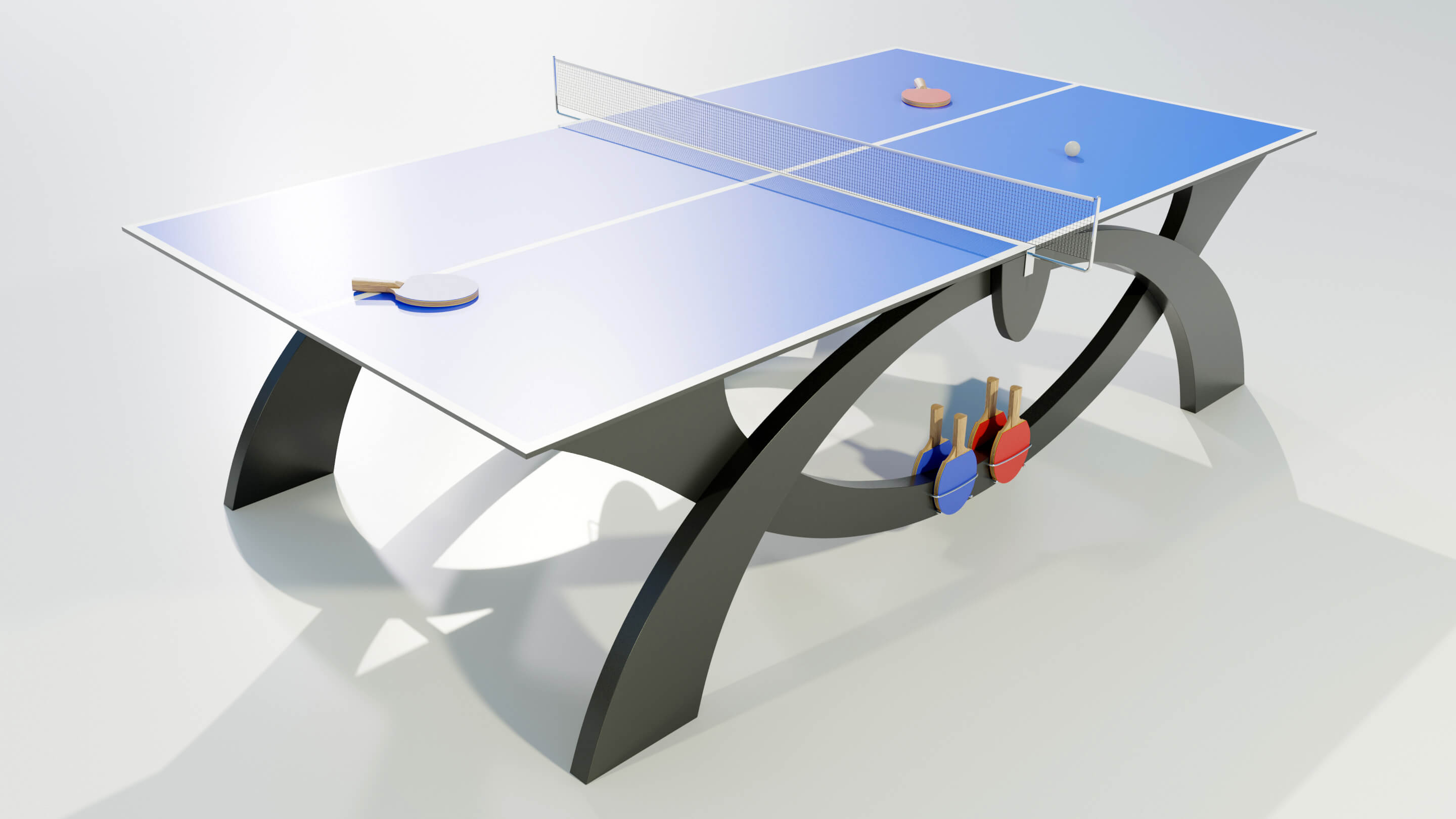 Ping Pong Table - 3D Model by 3Dmae