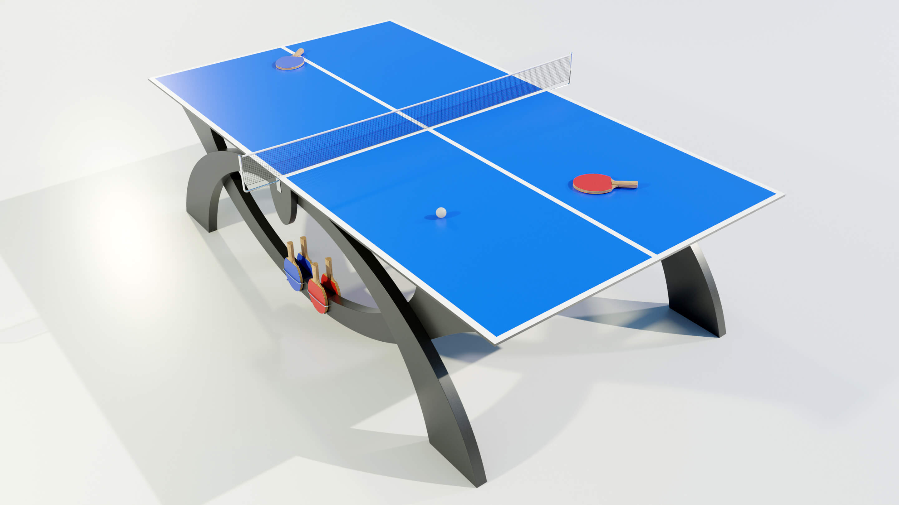 Ping Pong Table - 3D Model by 3Dmae