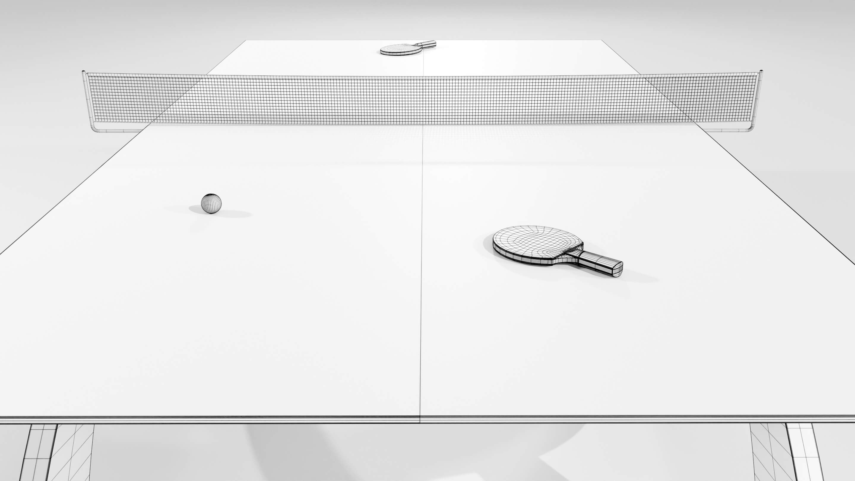 Ping Pong Table - 3D Model by 3Dmae