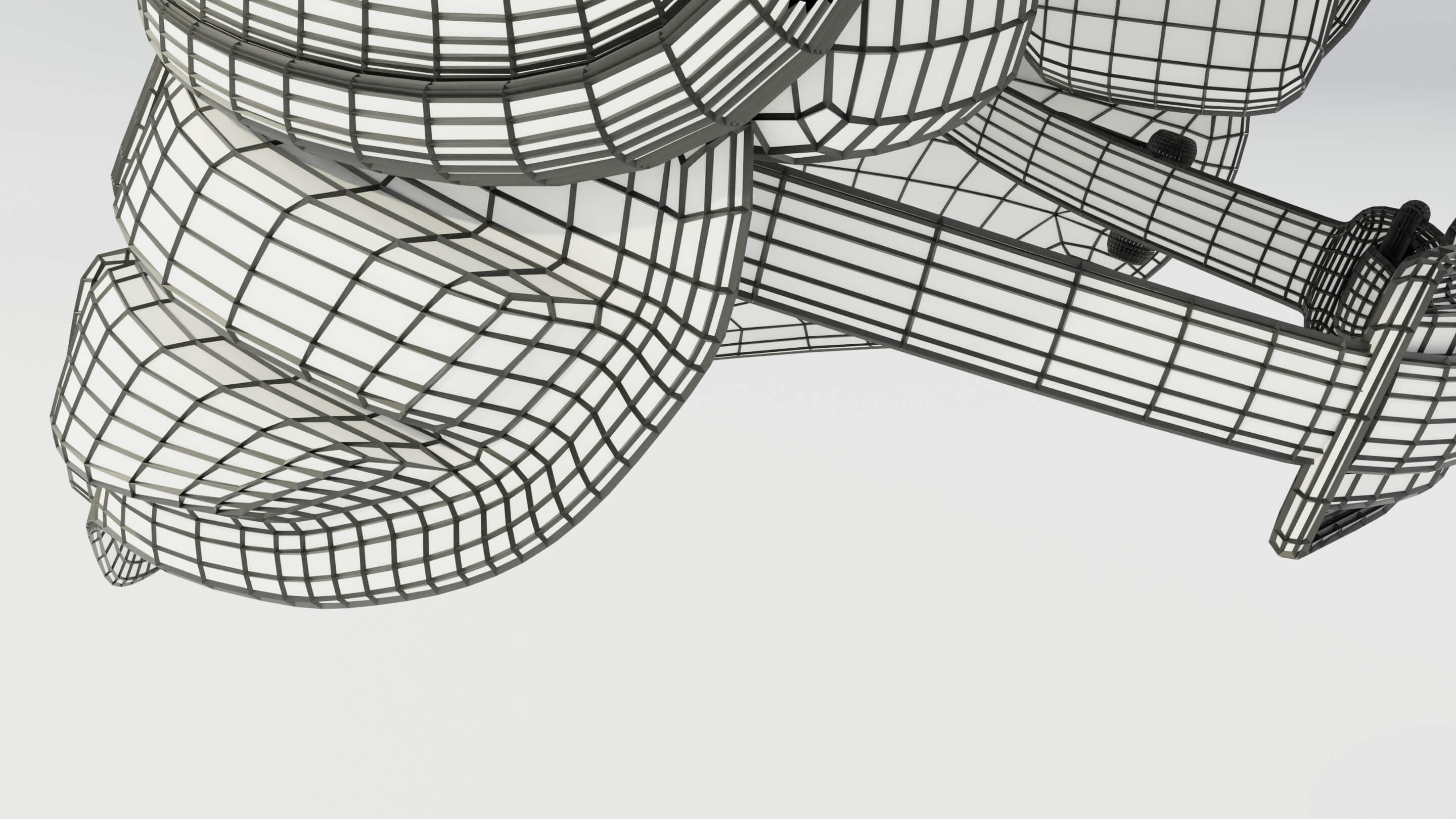 Police Riot Helmet - 3D Model by 3Dmae