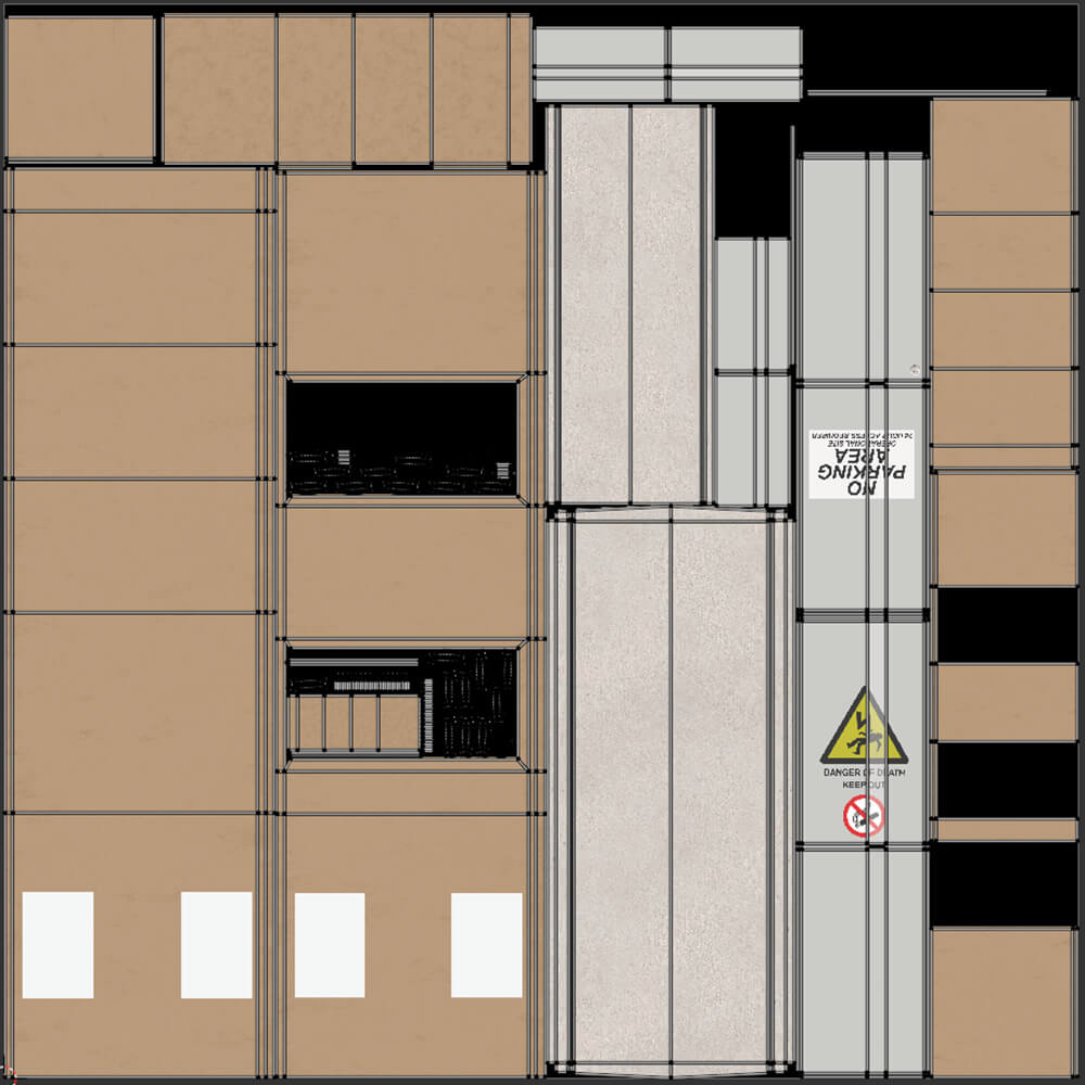 Prefabricated Electrical Substation - 3D Model by 3Dmae
