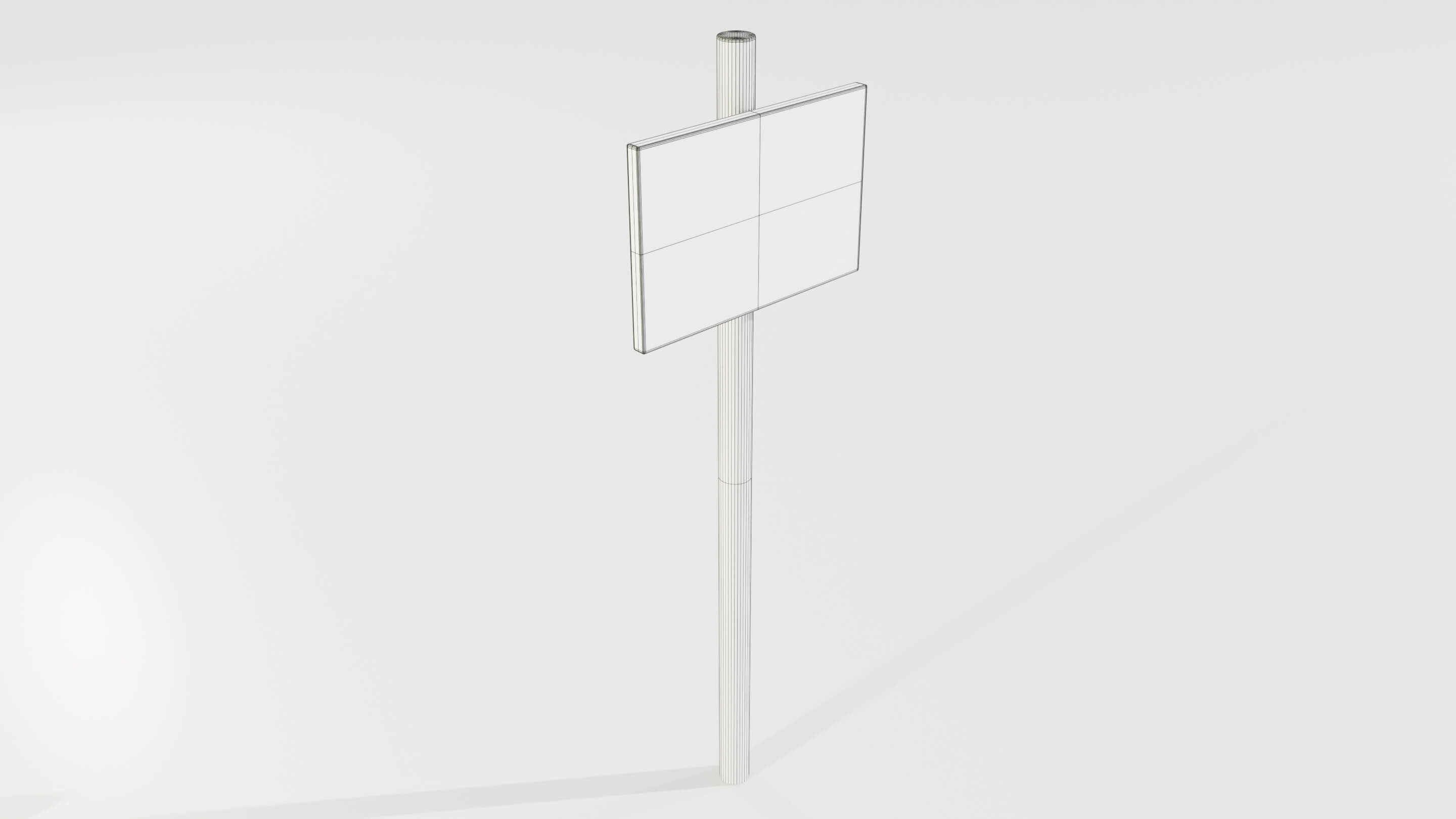 Simple Wooden Sign - Free 3D Model by 3Dmae