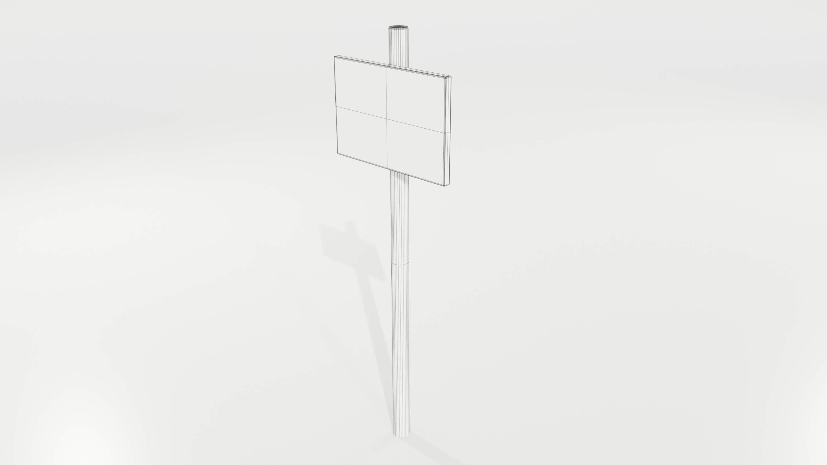Simple Wooden Sign - Free 3D Model by 3Dmae