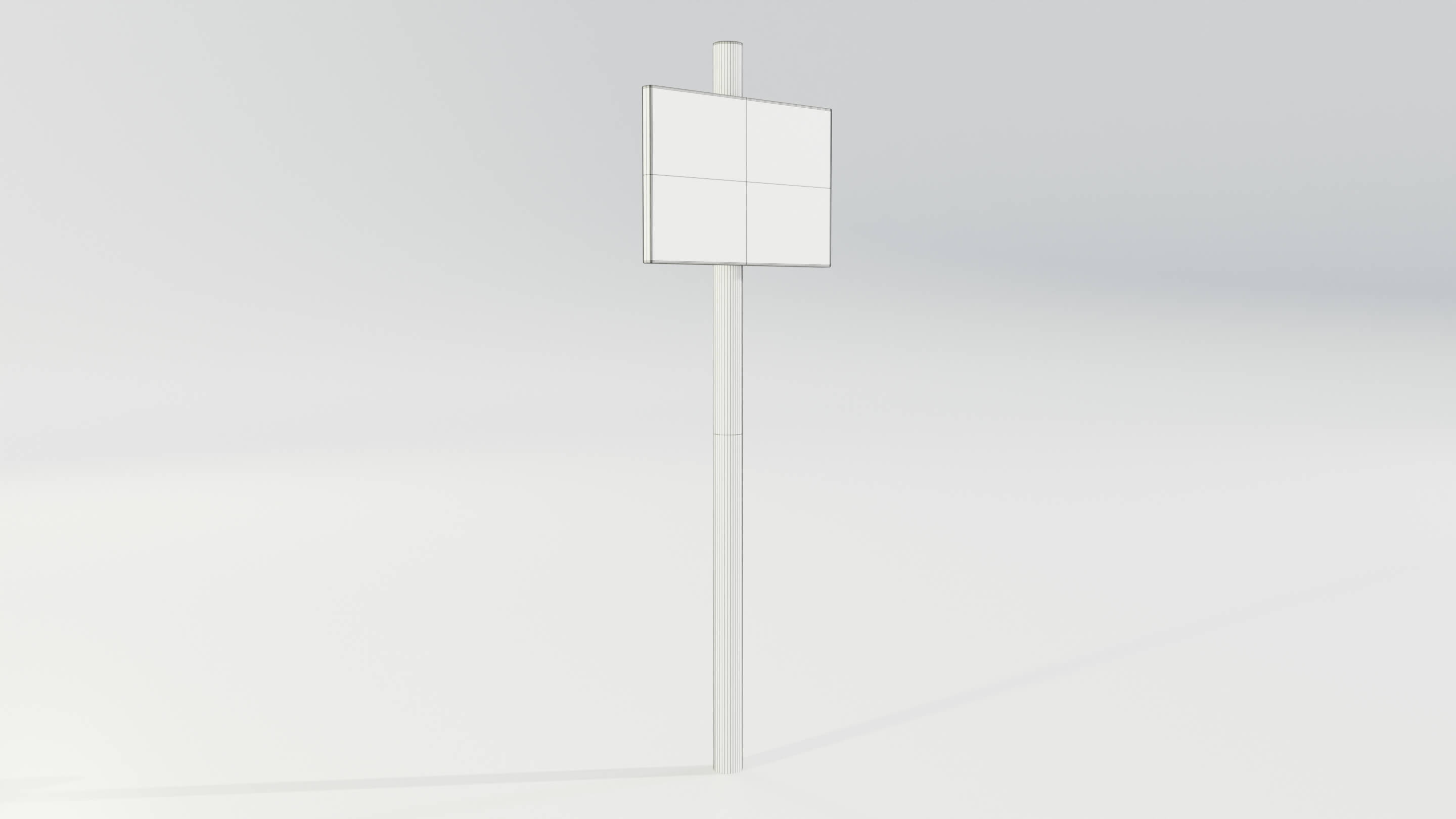 Simple Wooden Sign - Free 3D Model by 3Dmae