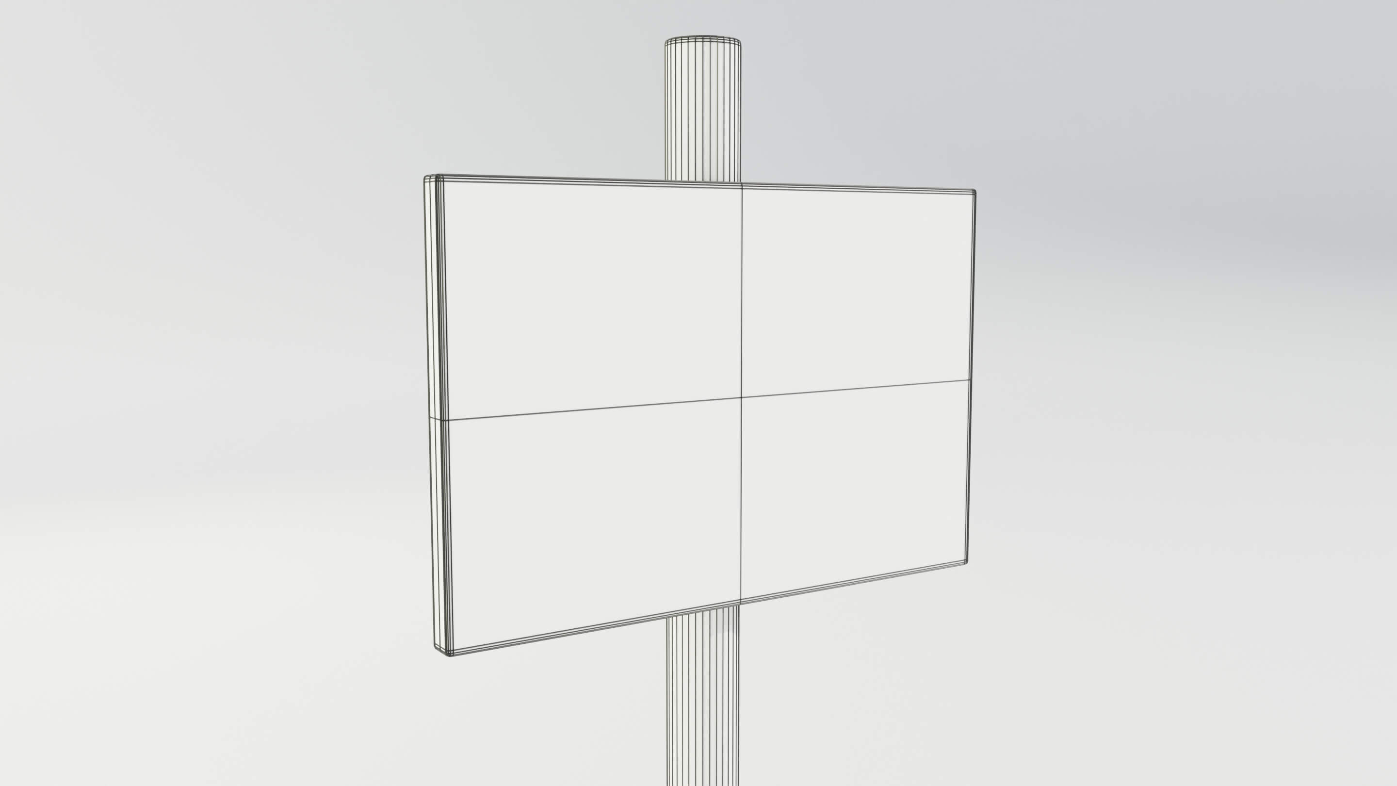 Simple Wooden Sign - Free 3D Model by 3Dmae