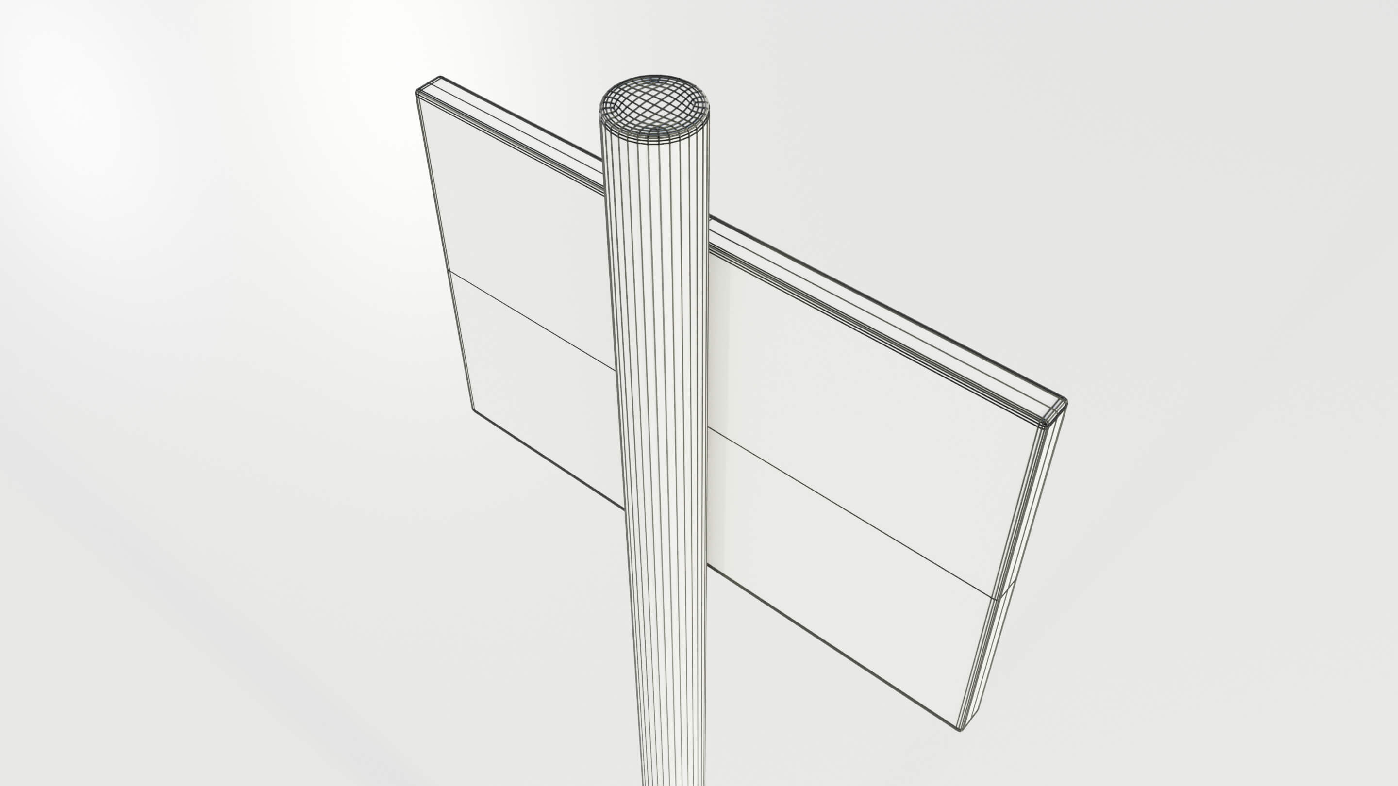 Simple Wooden Sign - Free 3D Model by 3Dmae