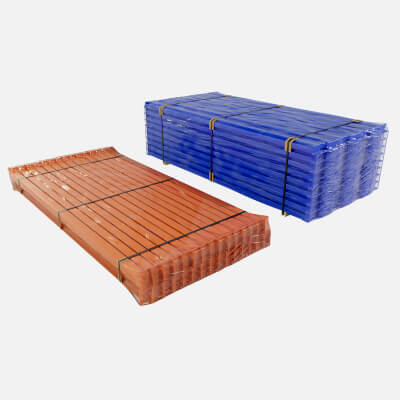 Stacks of Pallet Rack Horizontal Beams - 3D Model by 3Dmae