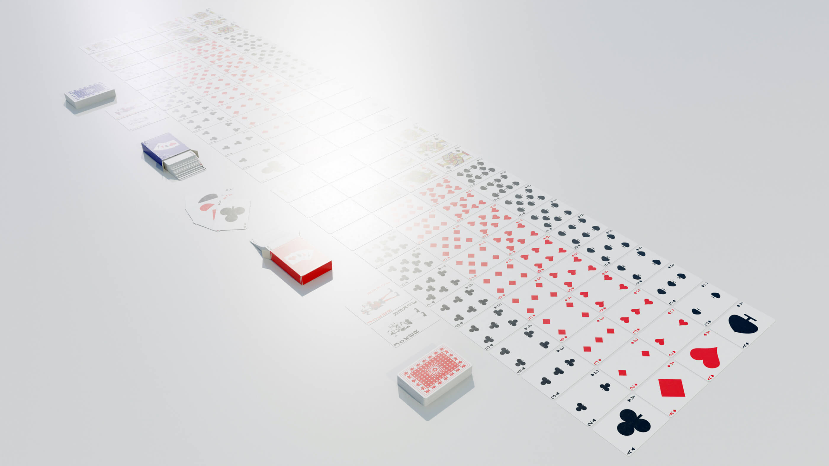 Standard 52-Card Deck of French-Suited Playing Cards 3D Model by 3Dmae