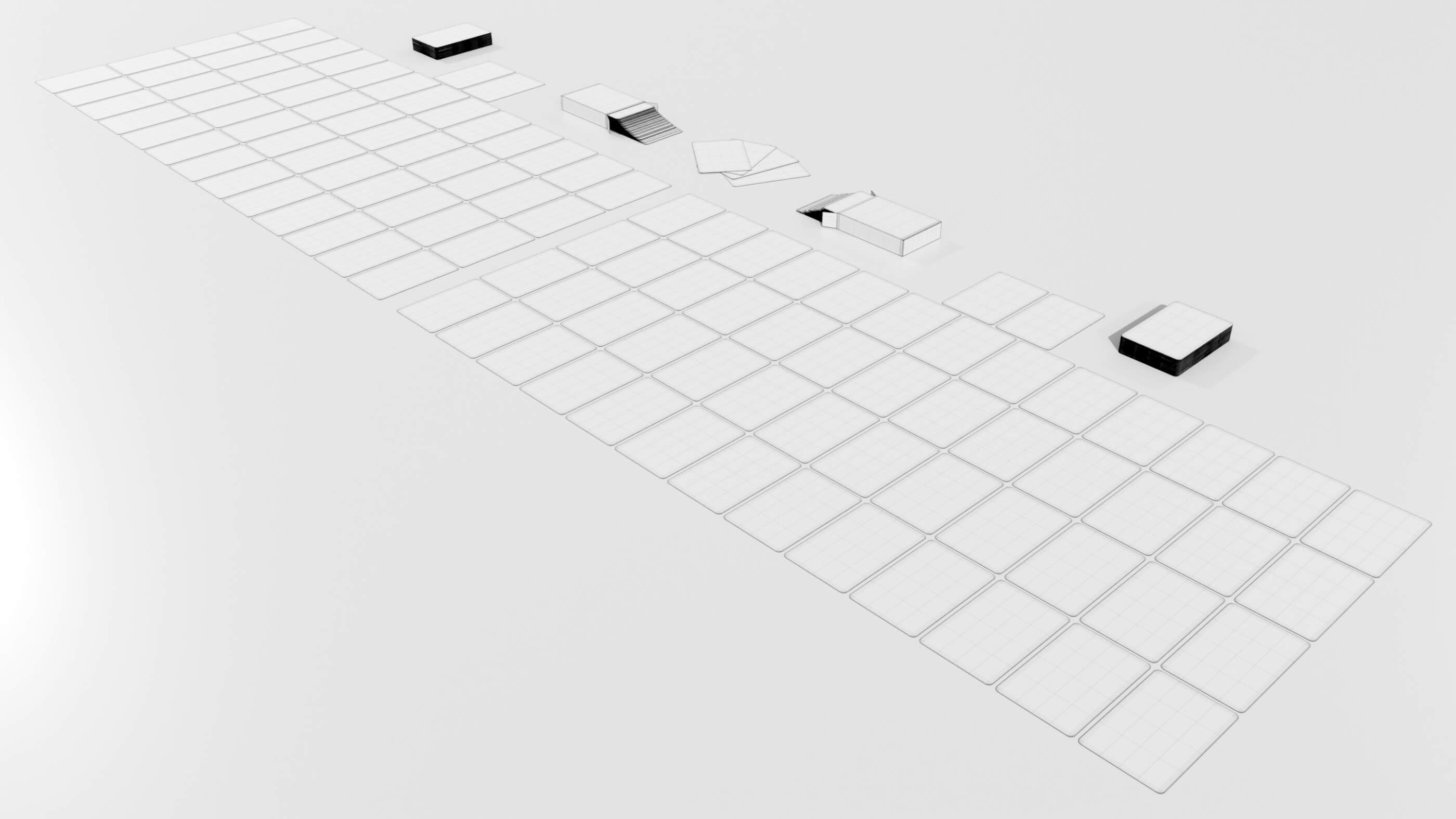 Standard 52-Card Deck of French-Suited Playing Cards 3D Model by 3Dmae