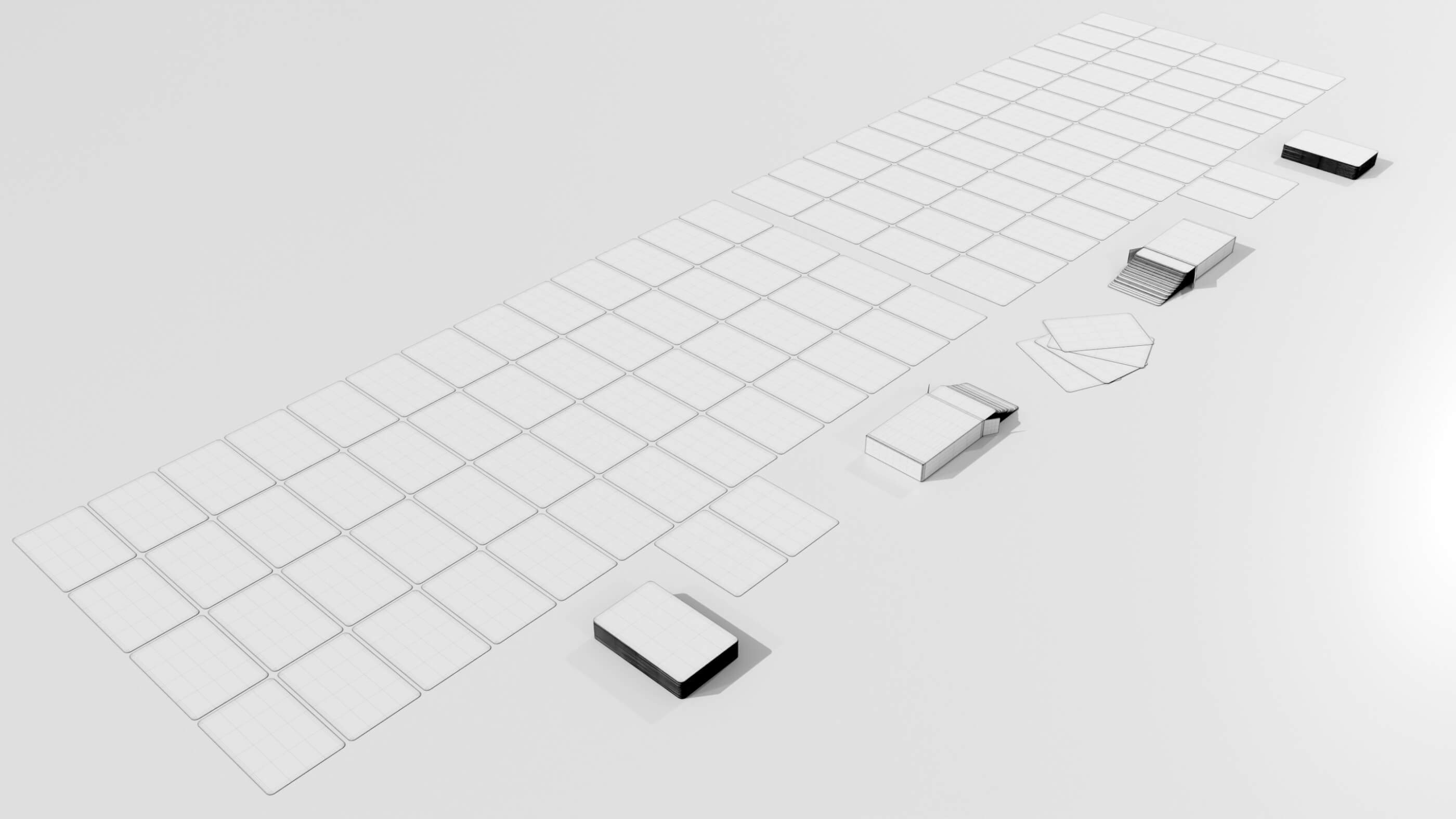 Standard 52-Card Deck of French-Suited Playing Cards 3D Model by 3Dmae