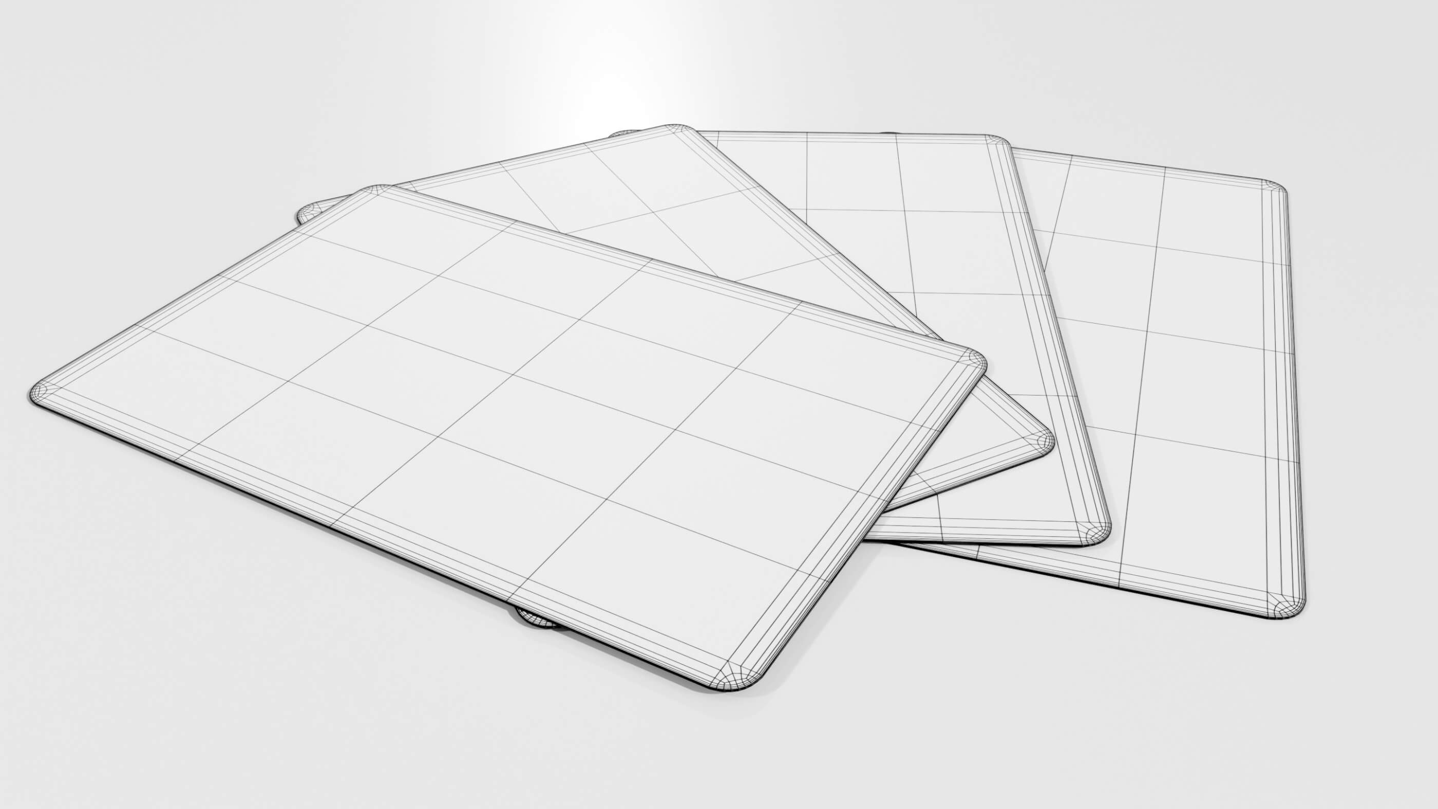 Standard 52-Card Deck of French-Suited Playing Cards 3D Model by 3Dmae