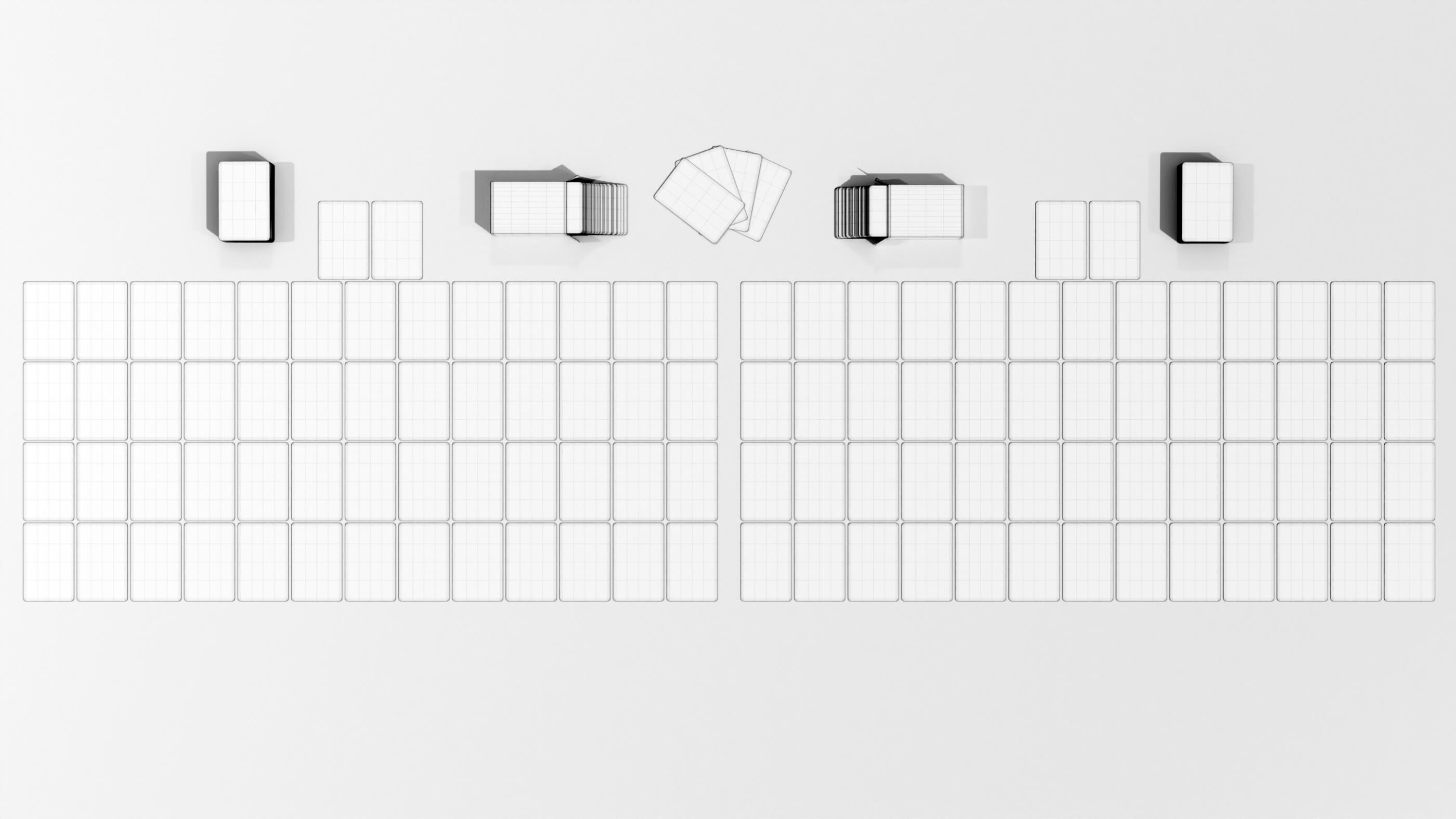 Standard 52-Card Deck of French-Suited Playing Cards 3D Model by 3Dmae