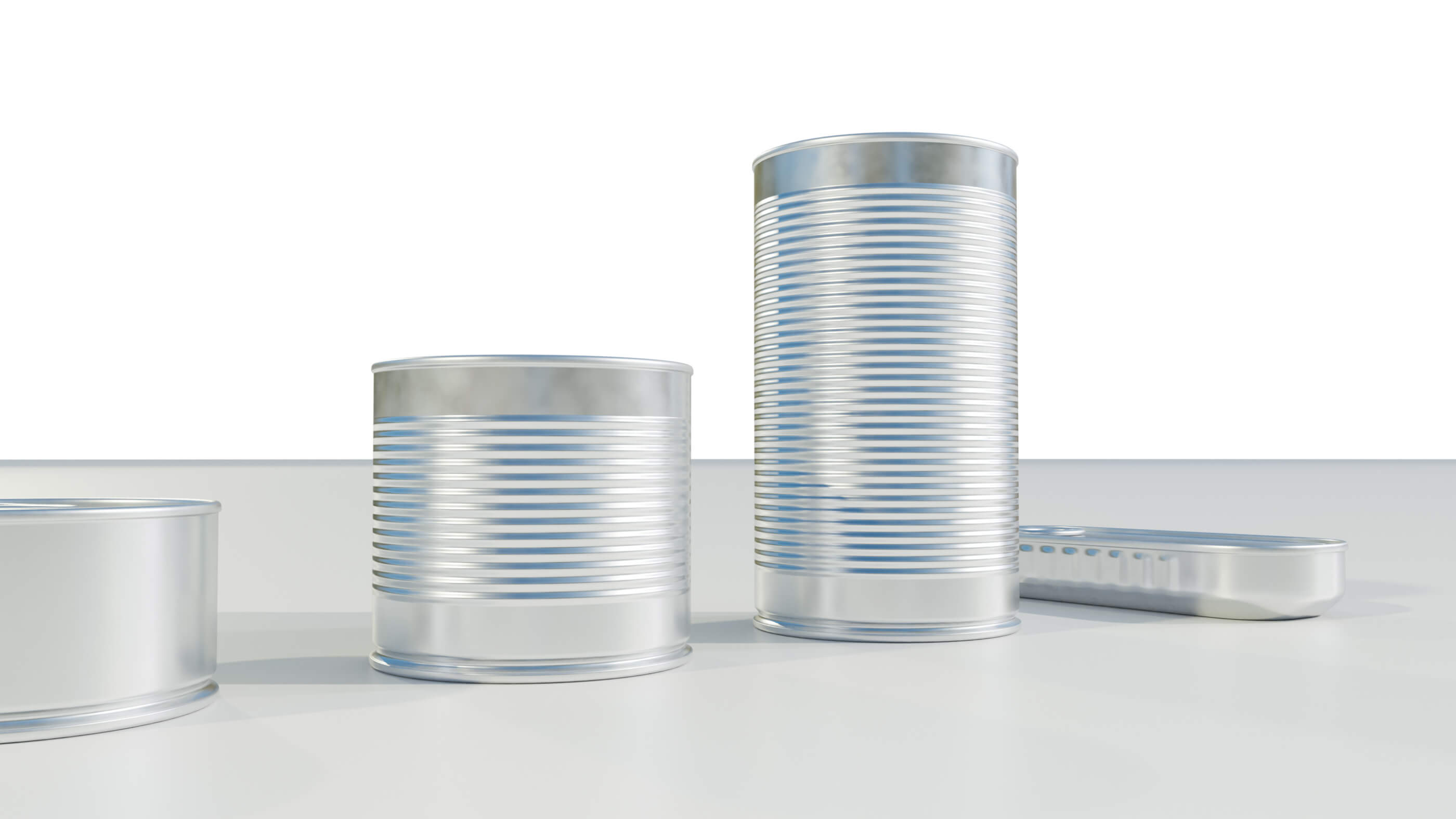 Standard Food Cans - 3D Model by 3Dmae