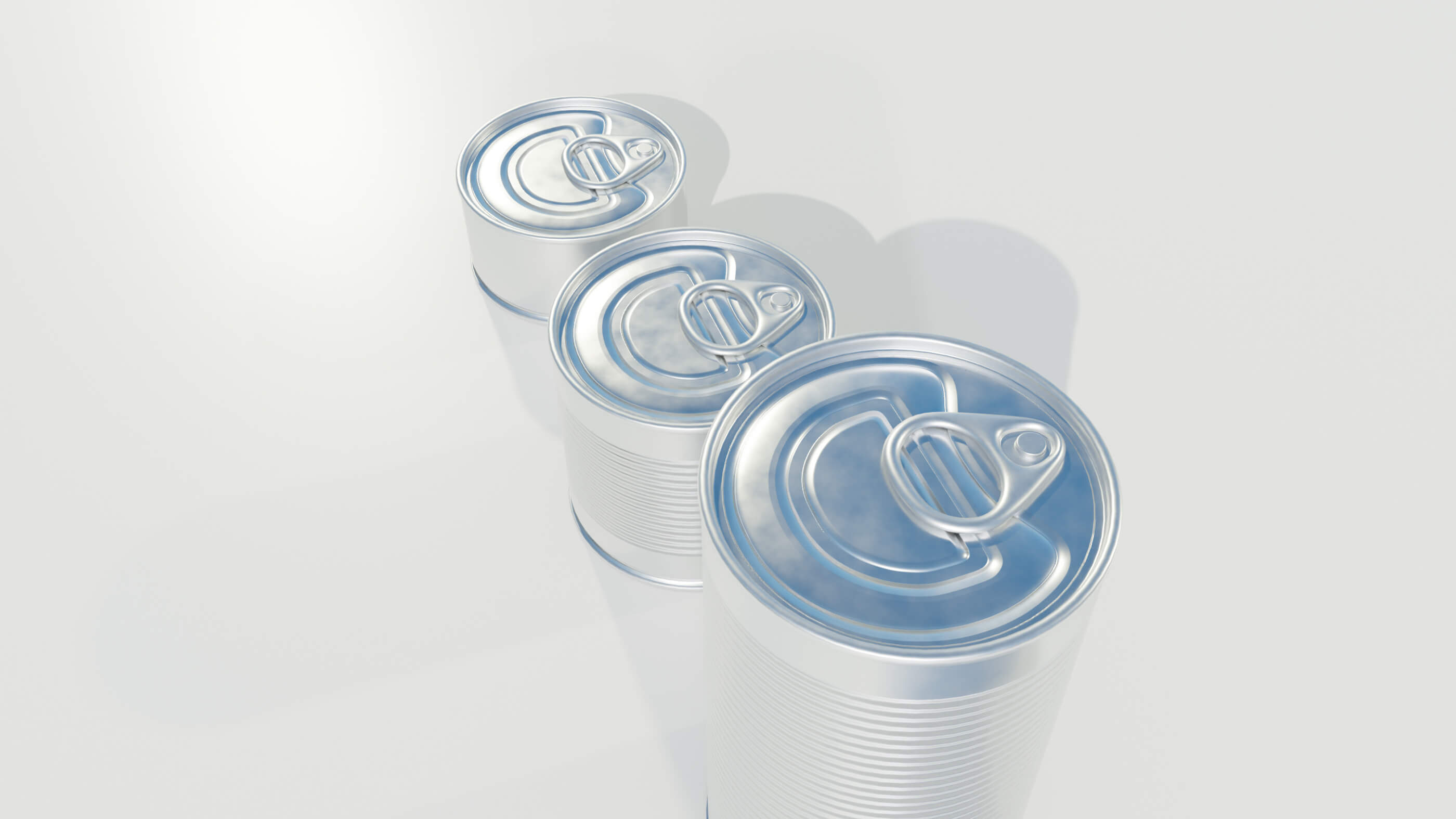Standard Food Cans - 3D Model by 3Dmae