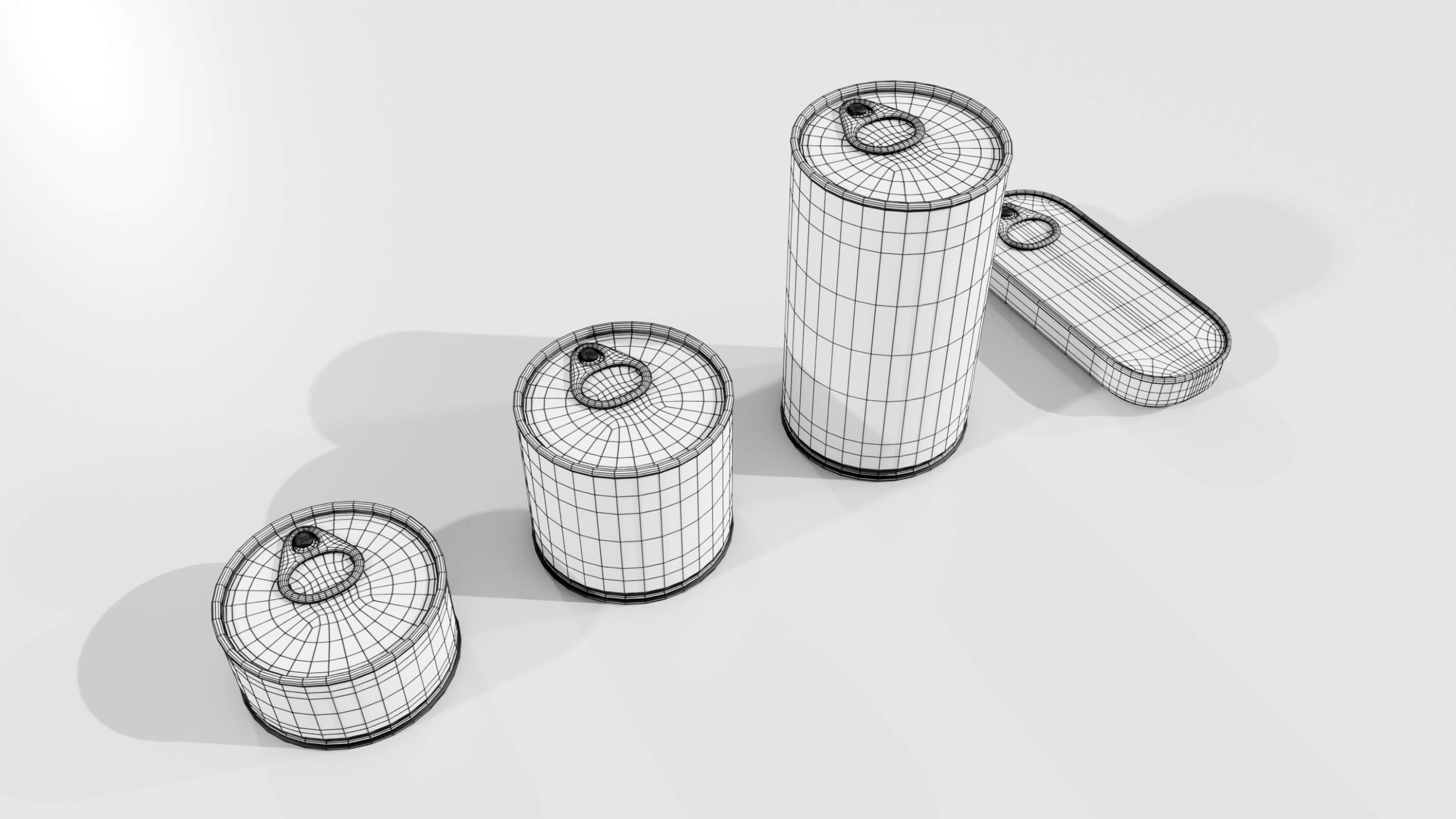 Standard Food Cans 3D Model By 3Dmae standard-food-cans-3d-model-by-3dmae