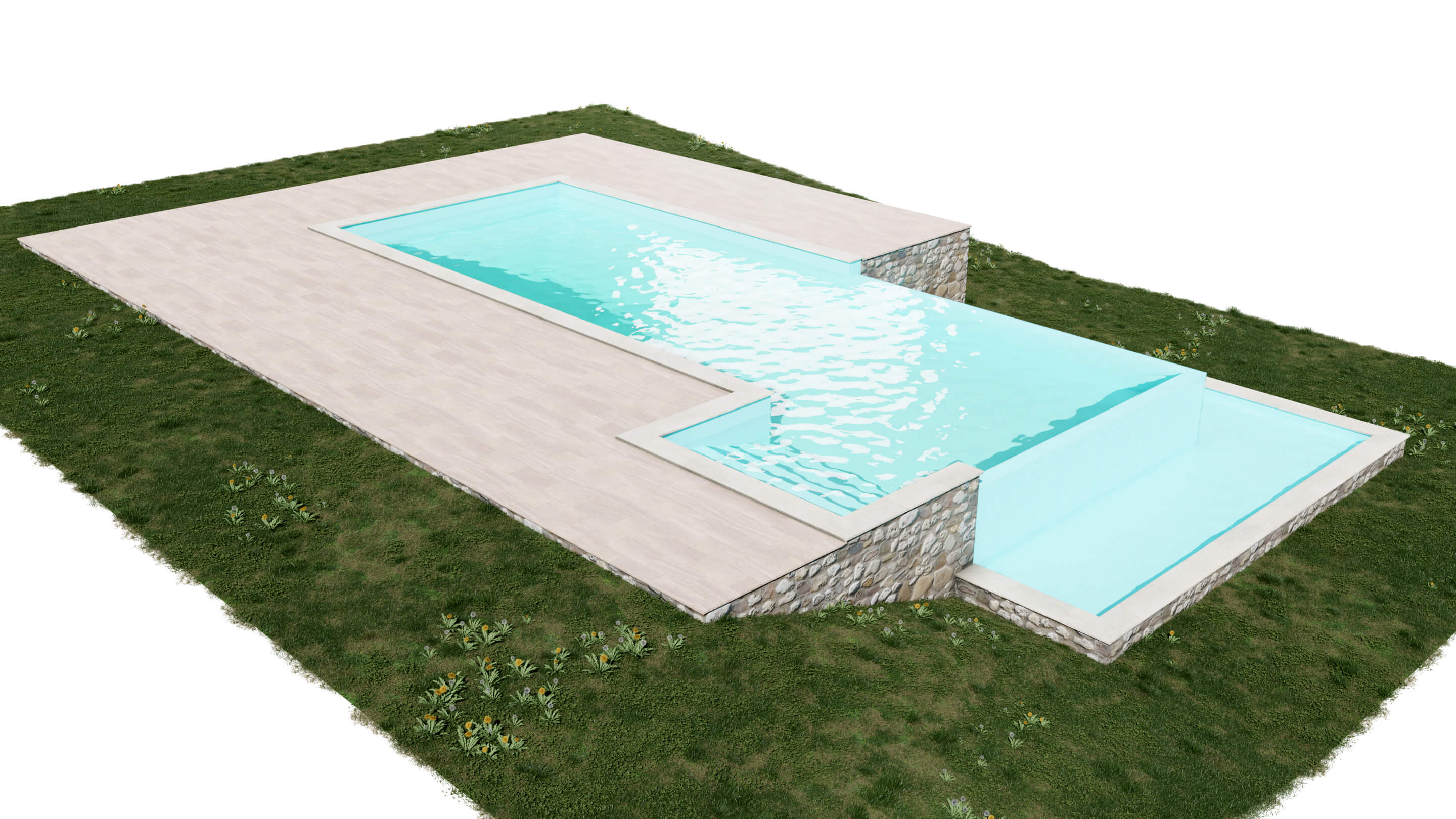 Swimming Pool - 3D Model by 3Dmae