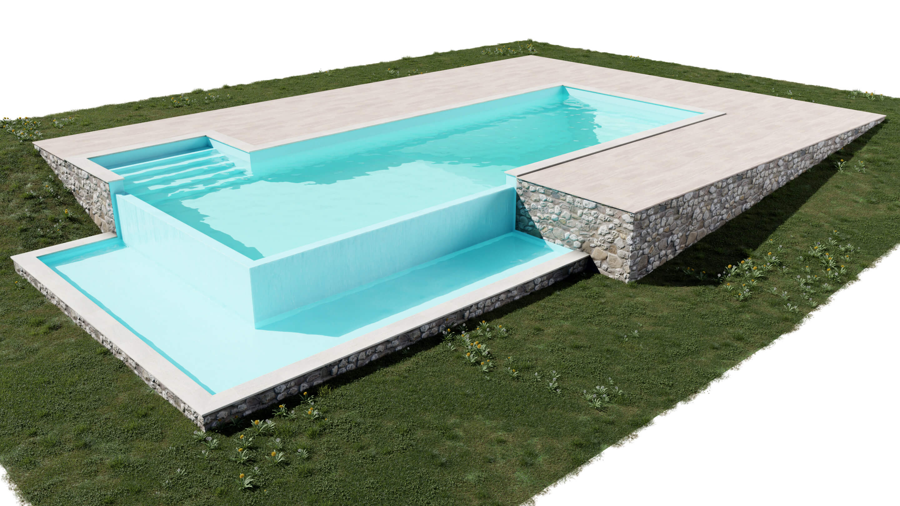 Swimming Pool - 3D Model by 3Dmae