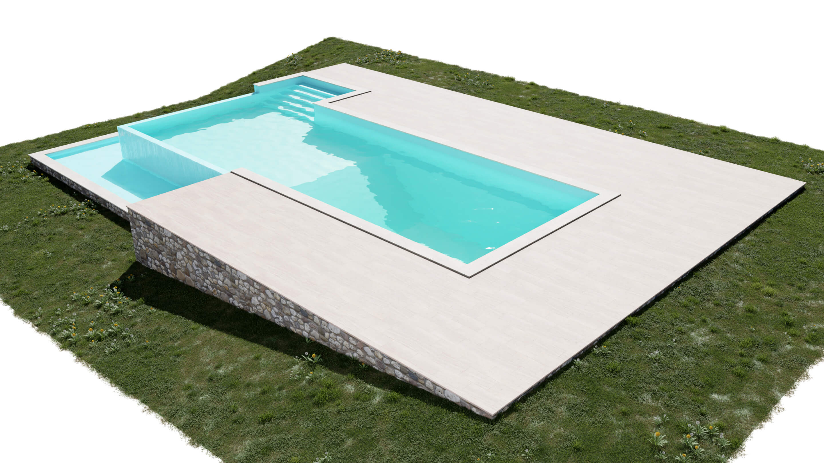 Swimming Pool - 3D Model by 3Dmae