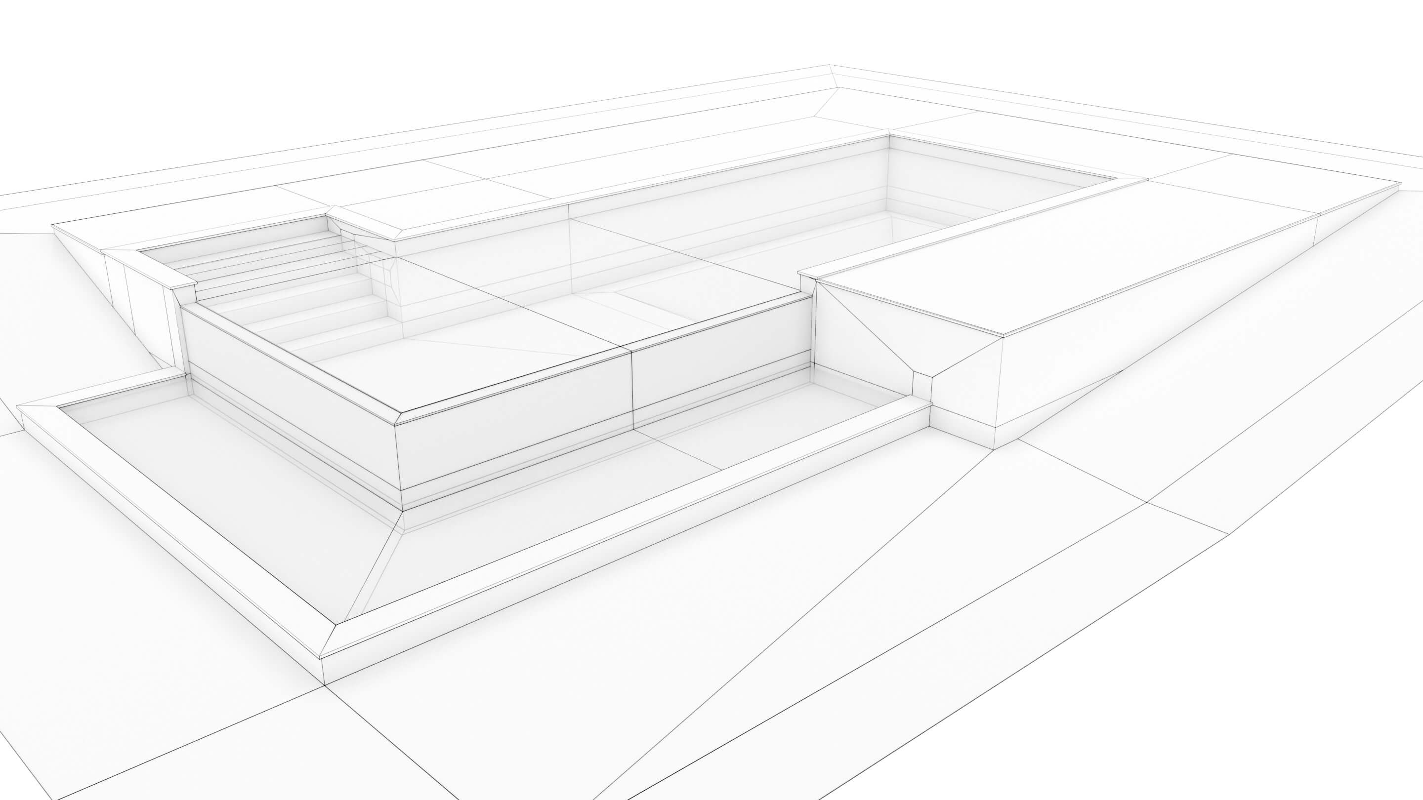 Swimming Pool - 3D Model by 3Dmae