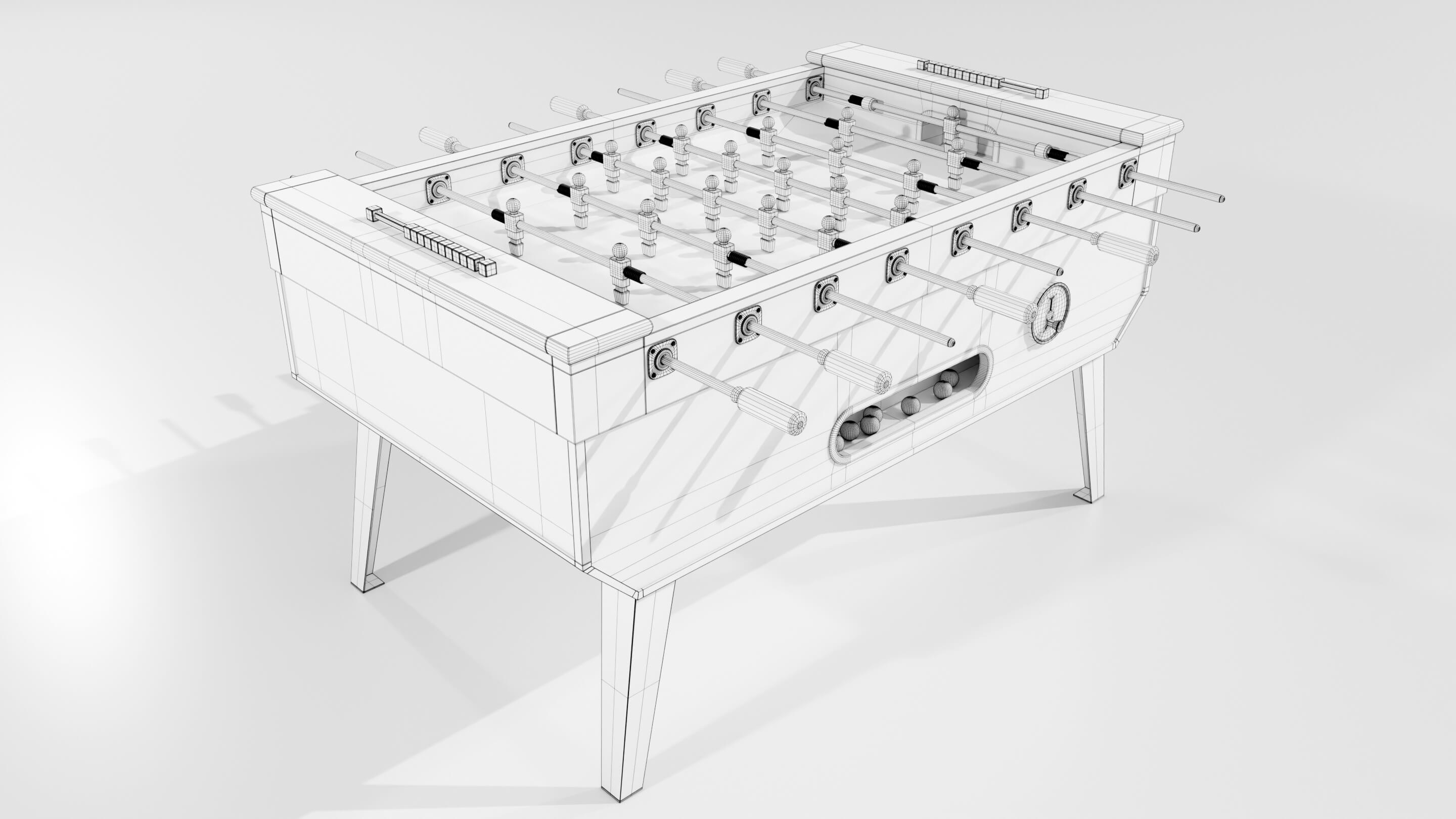 Table Football - 3D Model by 3Dmae