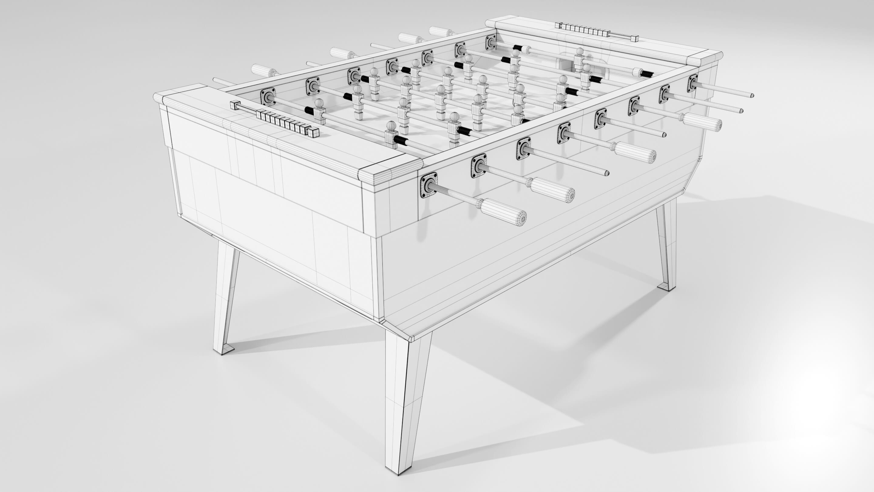 Table Football - 3D Model by 3Dmae