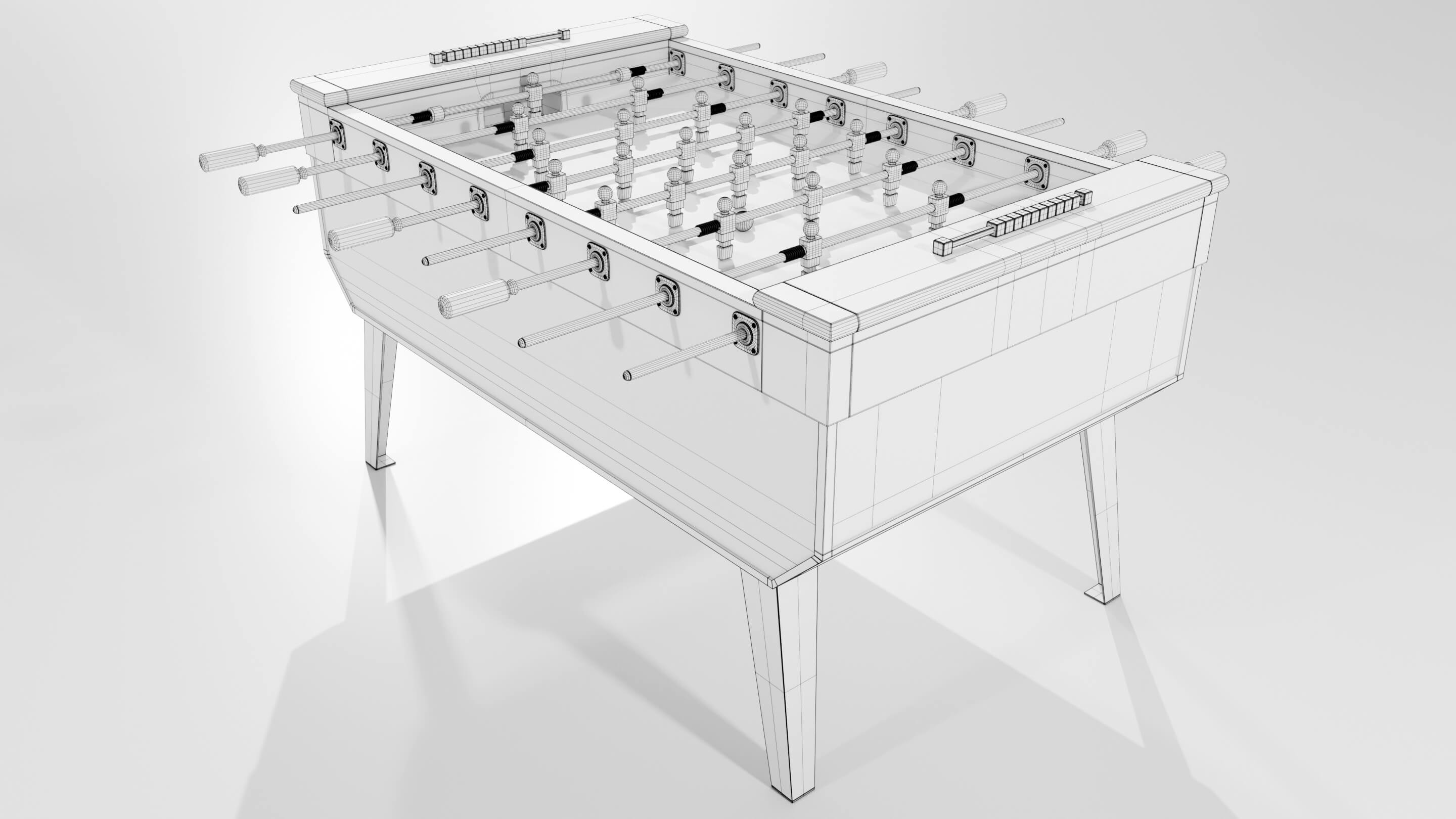 Table Football - 3D Model by 3Dmae