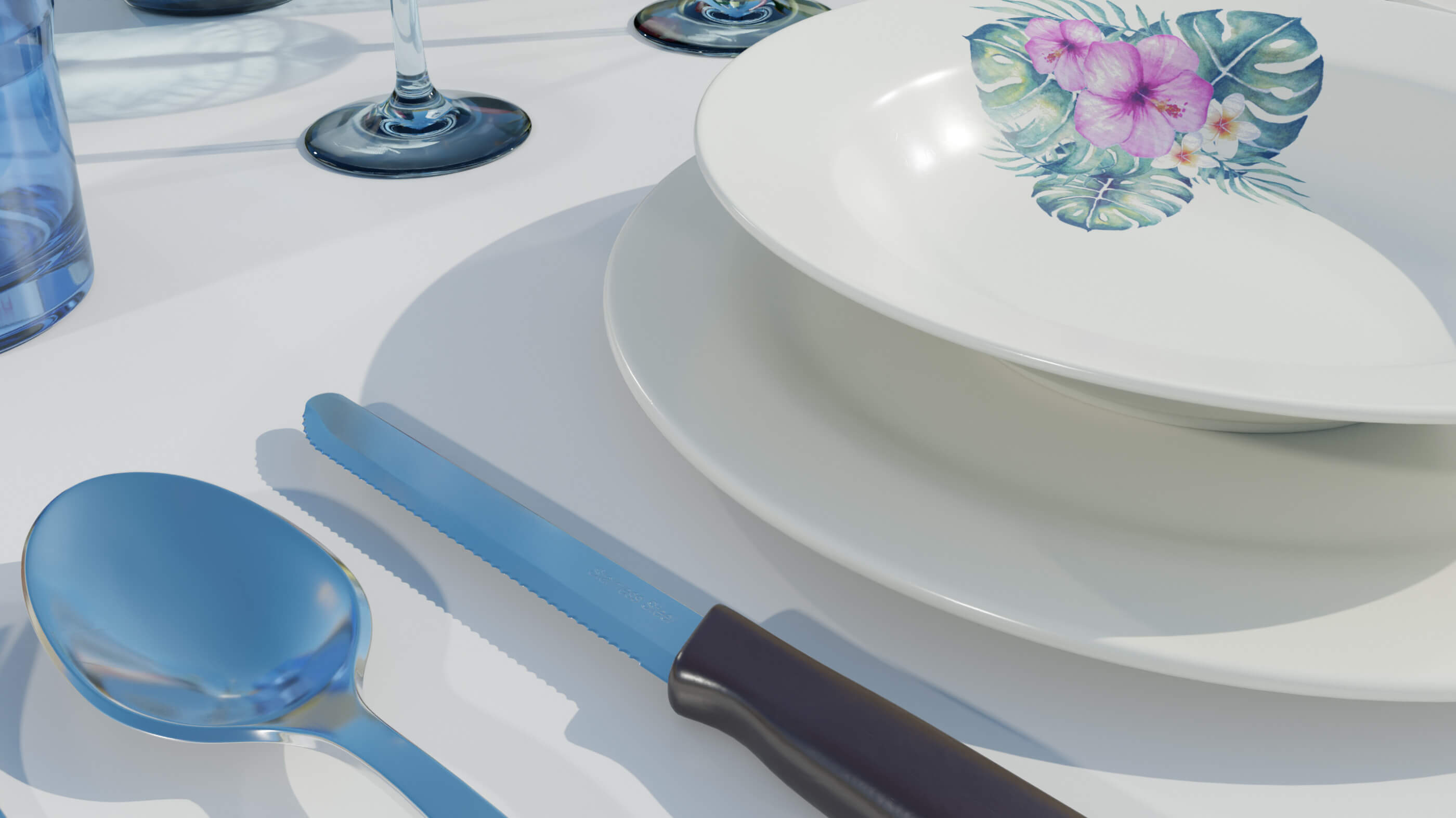 Tableware Collection - 3D Model by 3Dmae