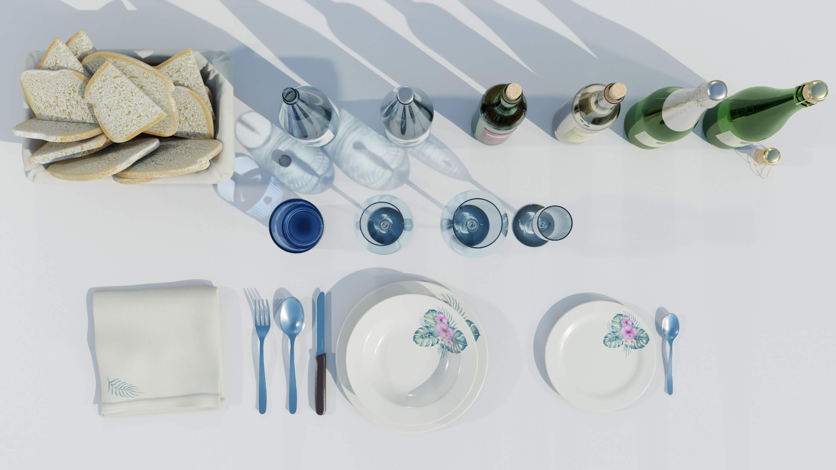 Tableware Collection - 3D Model by 3Dmae