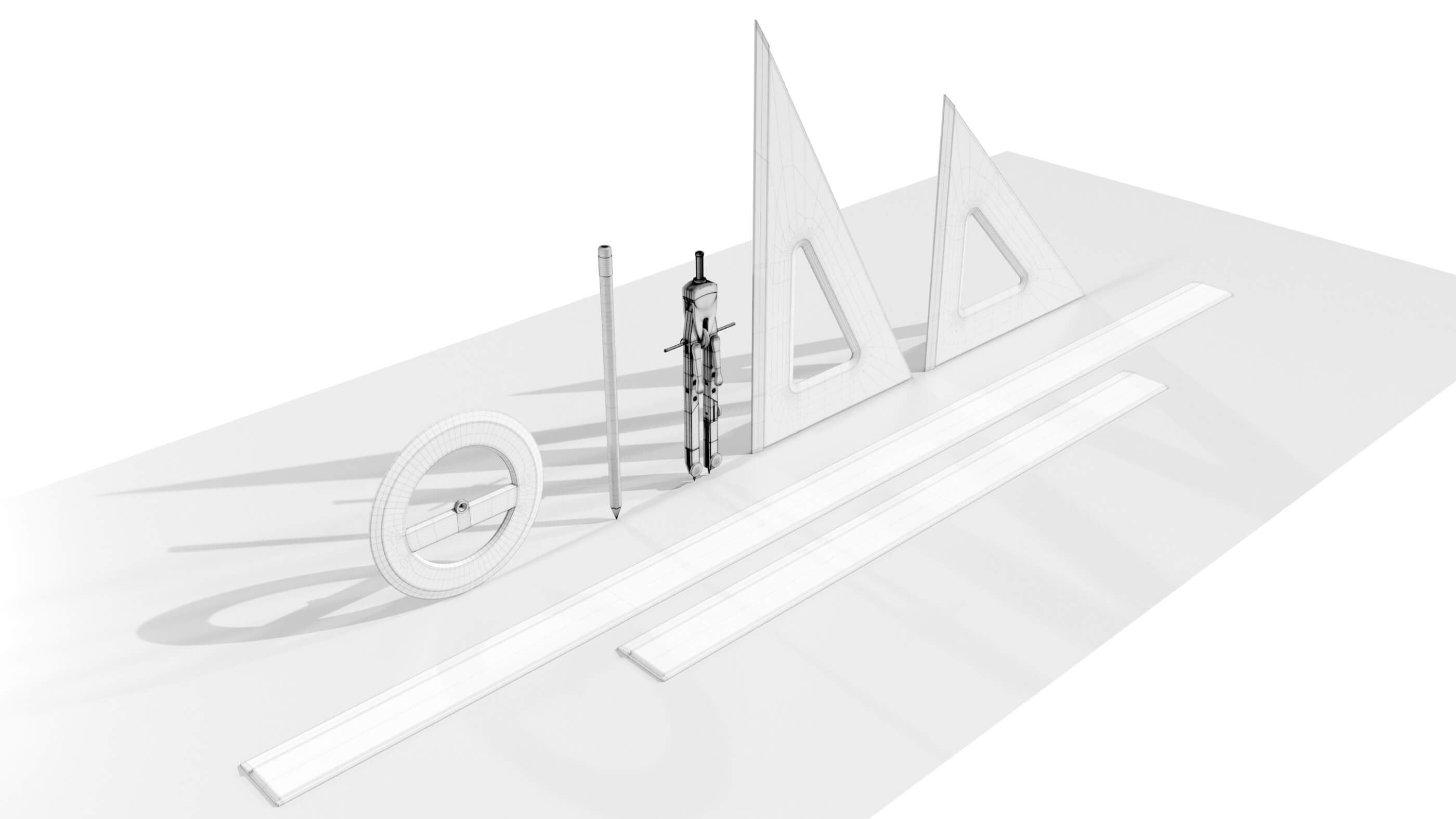 Technical Drawing Tools - 3D Model by 3Dmae