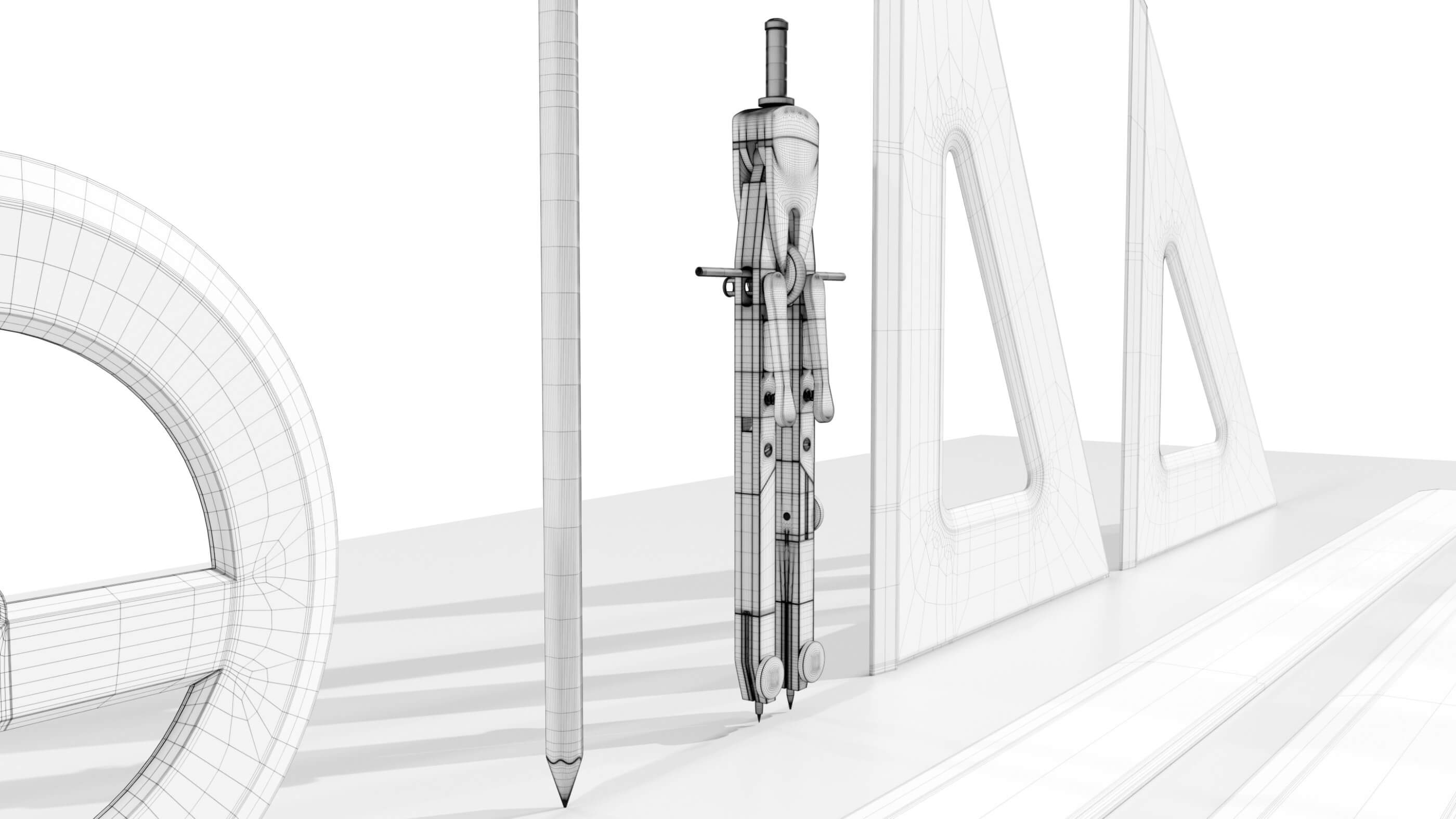 Technical Drawing Tools - 3D Model by 3Dmae