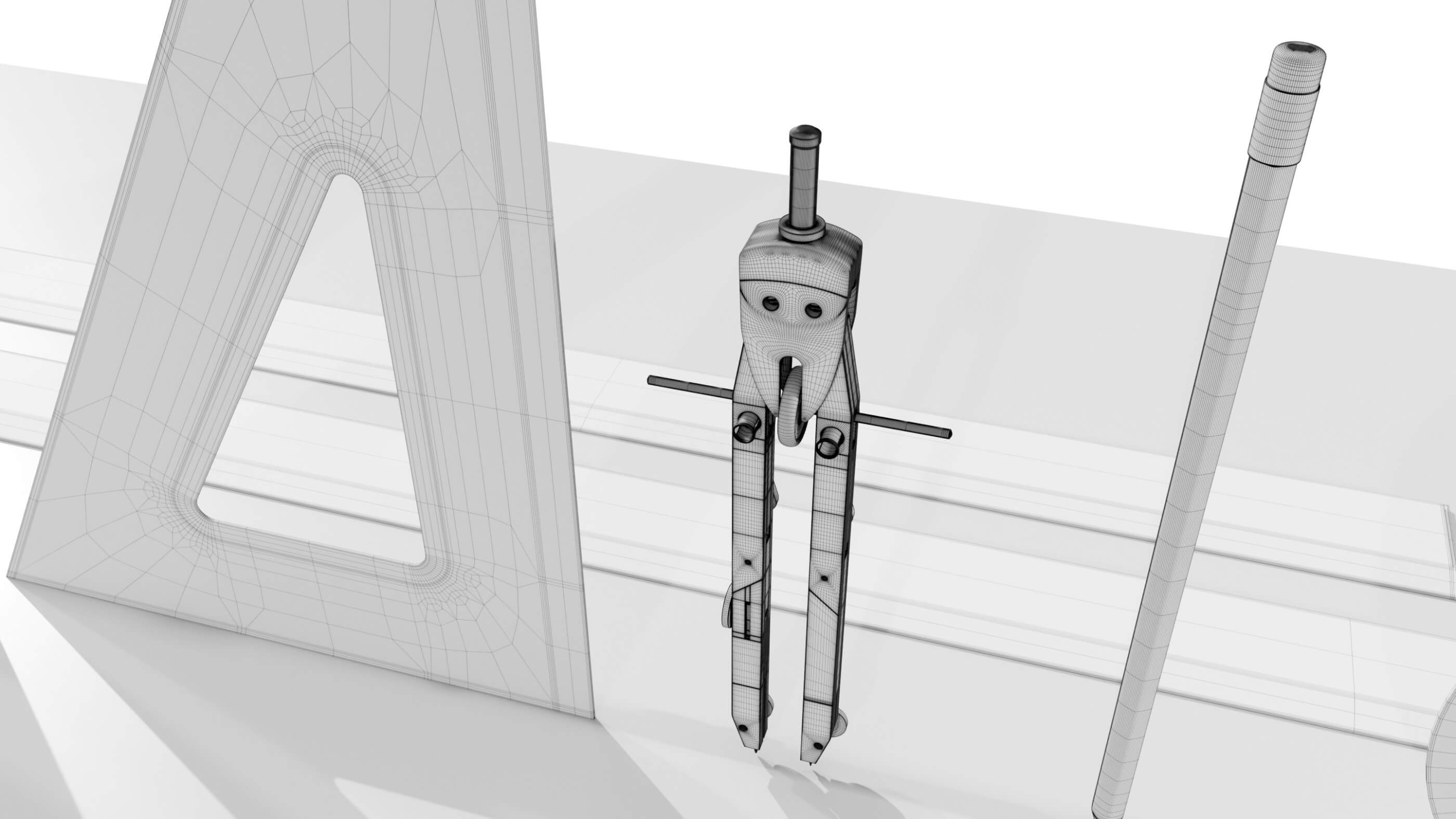 Technical Drawing Tools - 3D Model by 3Dmae