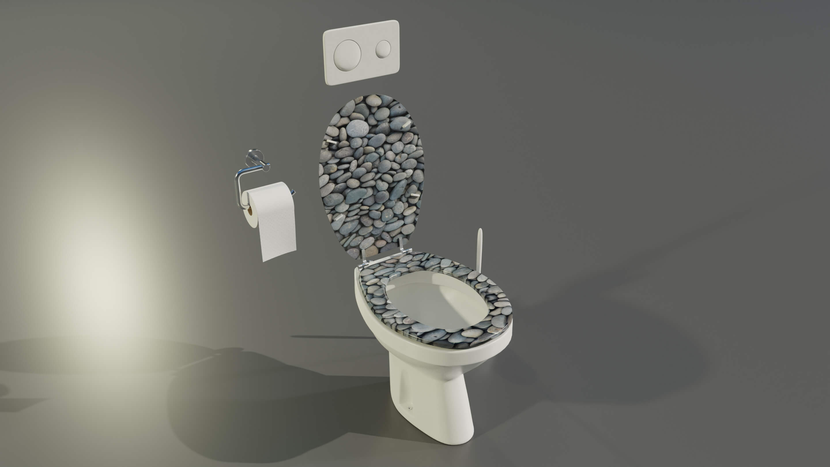 Ceramic Toilet - 3D Model by 3Dmae